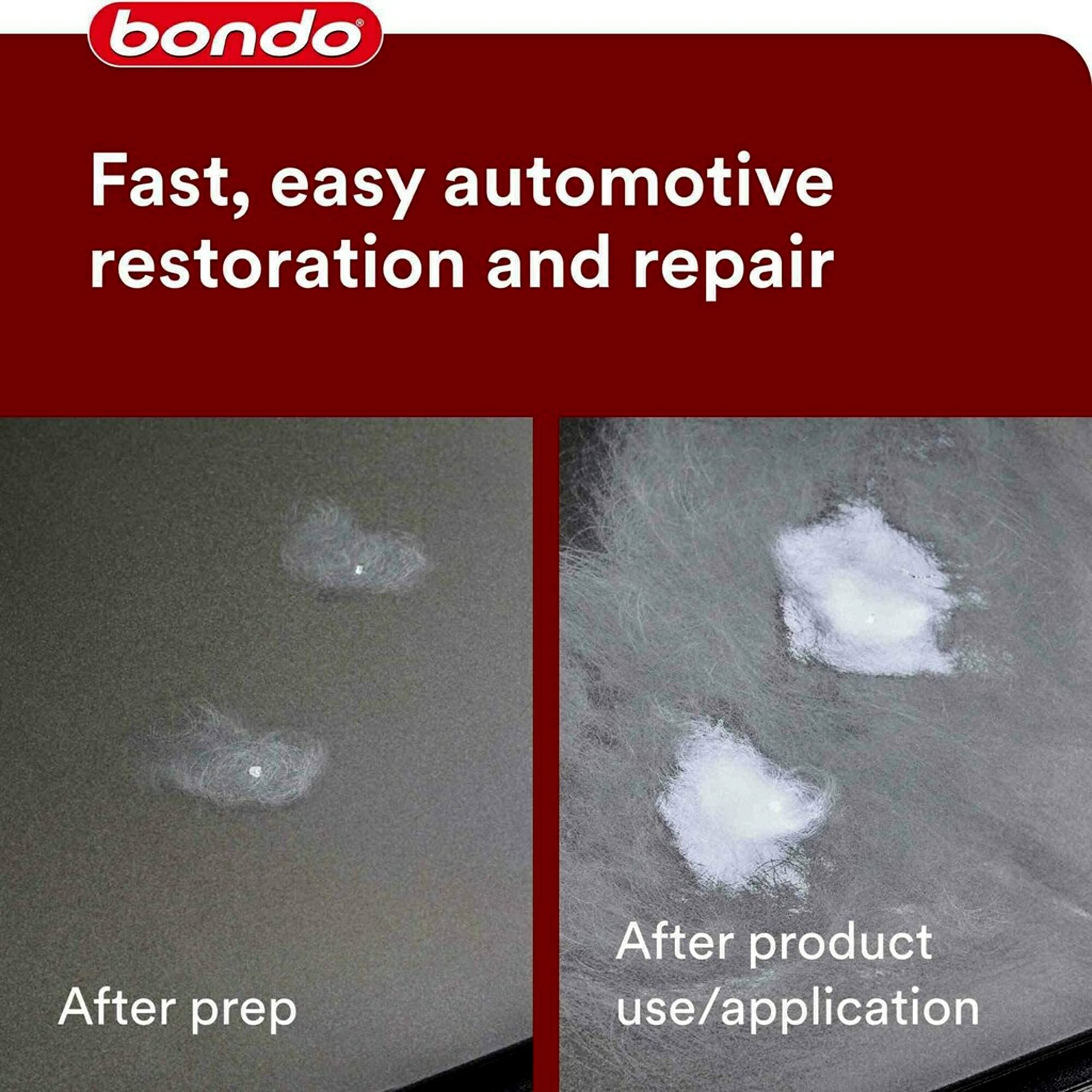 Bondo Glazing and Spot Putty, Fills Pinholes, Scratches, Minor Dings & Hairline Cracks, 16 oz, 1 Tube