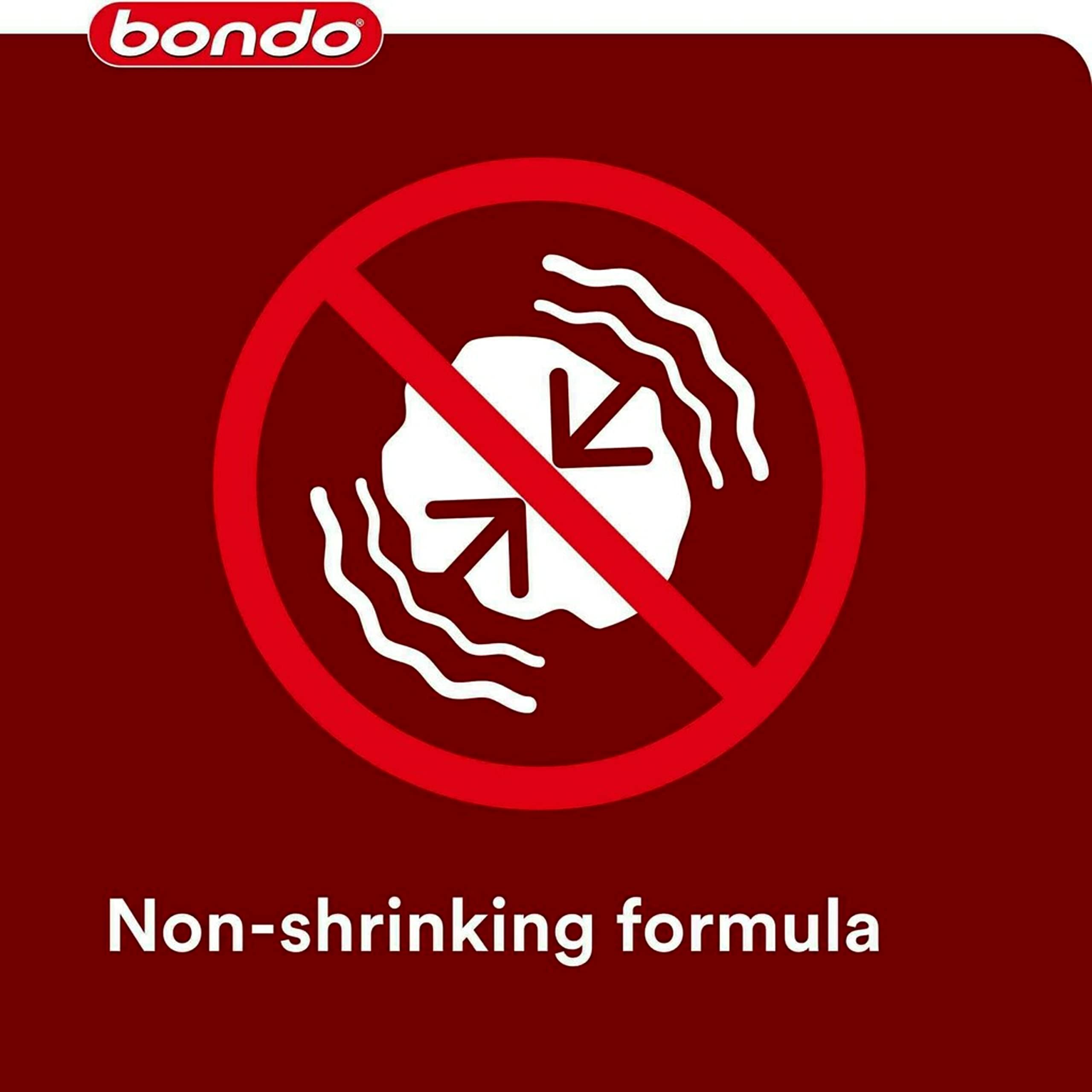 Bondo Glazing and Spot Putty, Fills Pinholes, Scratches, Minor Dings & Hairline Cracks, 16 oz, 1 Tube