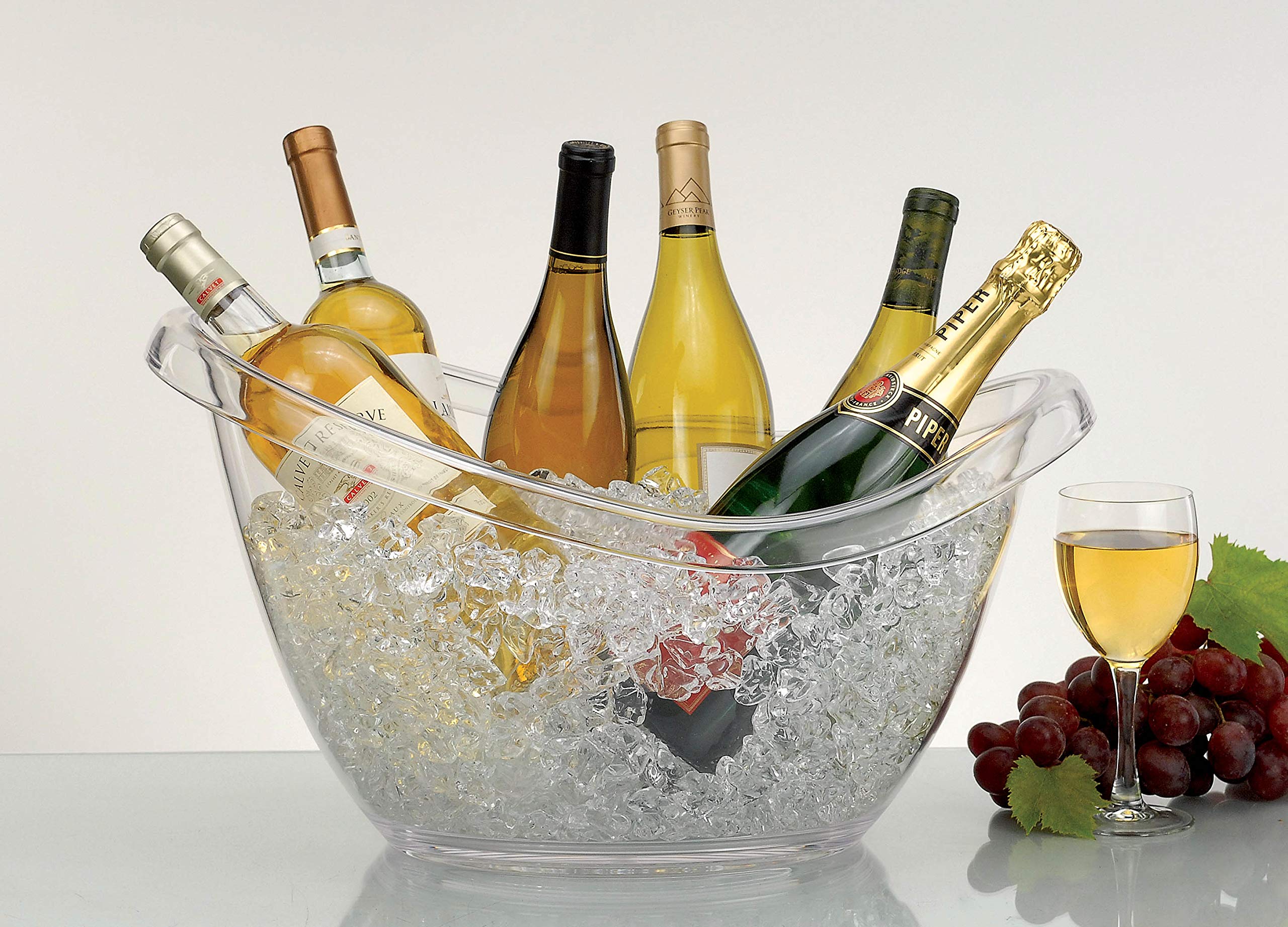 Prodyne AB-19 Beverage Tub, 19"X13.5"X10.75", Clear