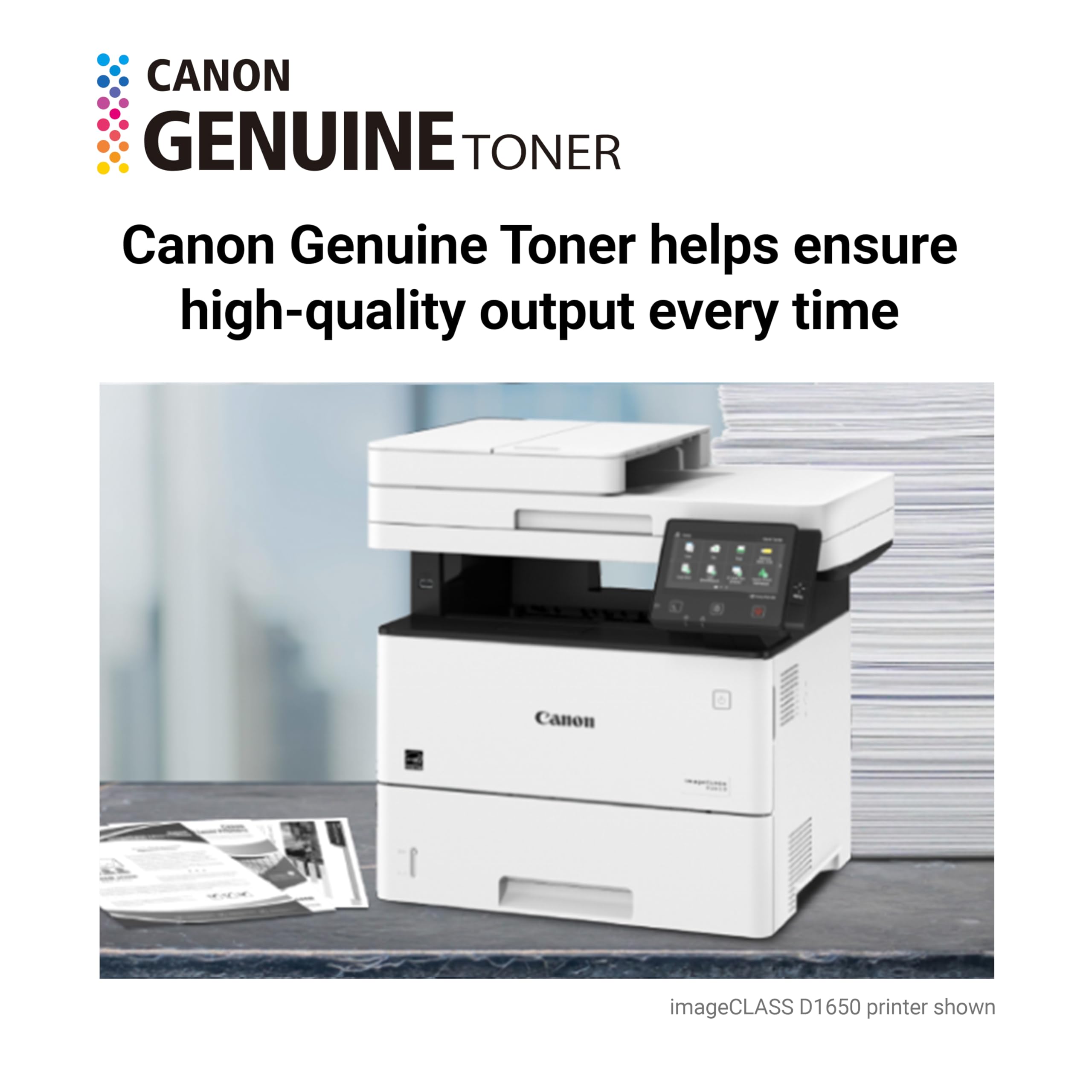 Canon Genuine Toner Cartridge 120 Black (2617B001), 1 Pack for Canon imageCLASS D1120, D1150, D1170, D1180, D1320, D1350, D1370, D1520, D1550 Laser Printer
