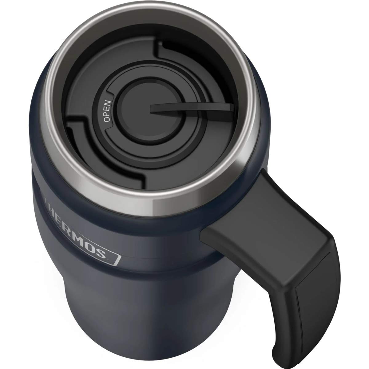THERMOS Stainless King Vacuum-Insulated Travel Mug, 16 Ounce, Blue