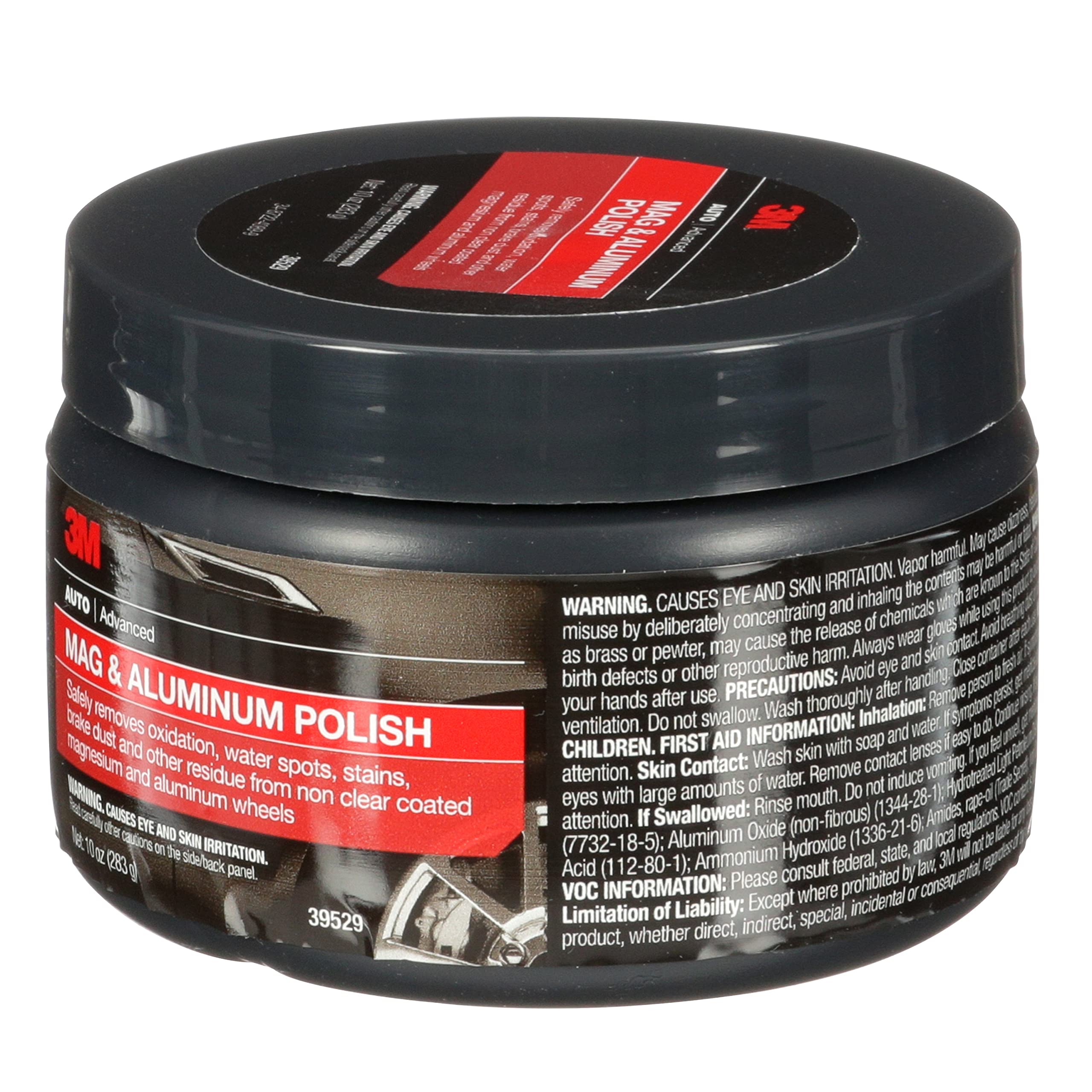 3M Mag and Aluminum Polish, 39529, 10 oz , White