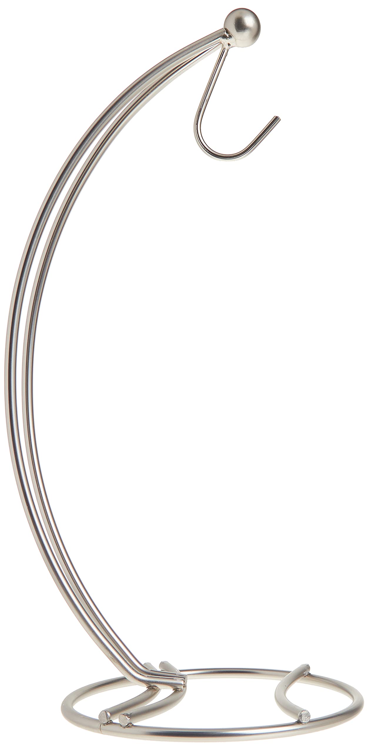 Spectrum Diversified Pantry Works Hanger Produce Saver Banana Holder & Kitchen Décor, Kitchen Countertop Fruit Tree & Hanging Fresh Food Storage, small, Satin Nickel