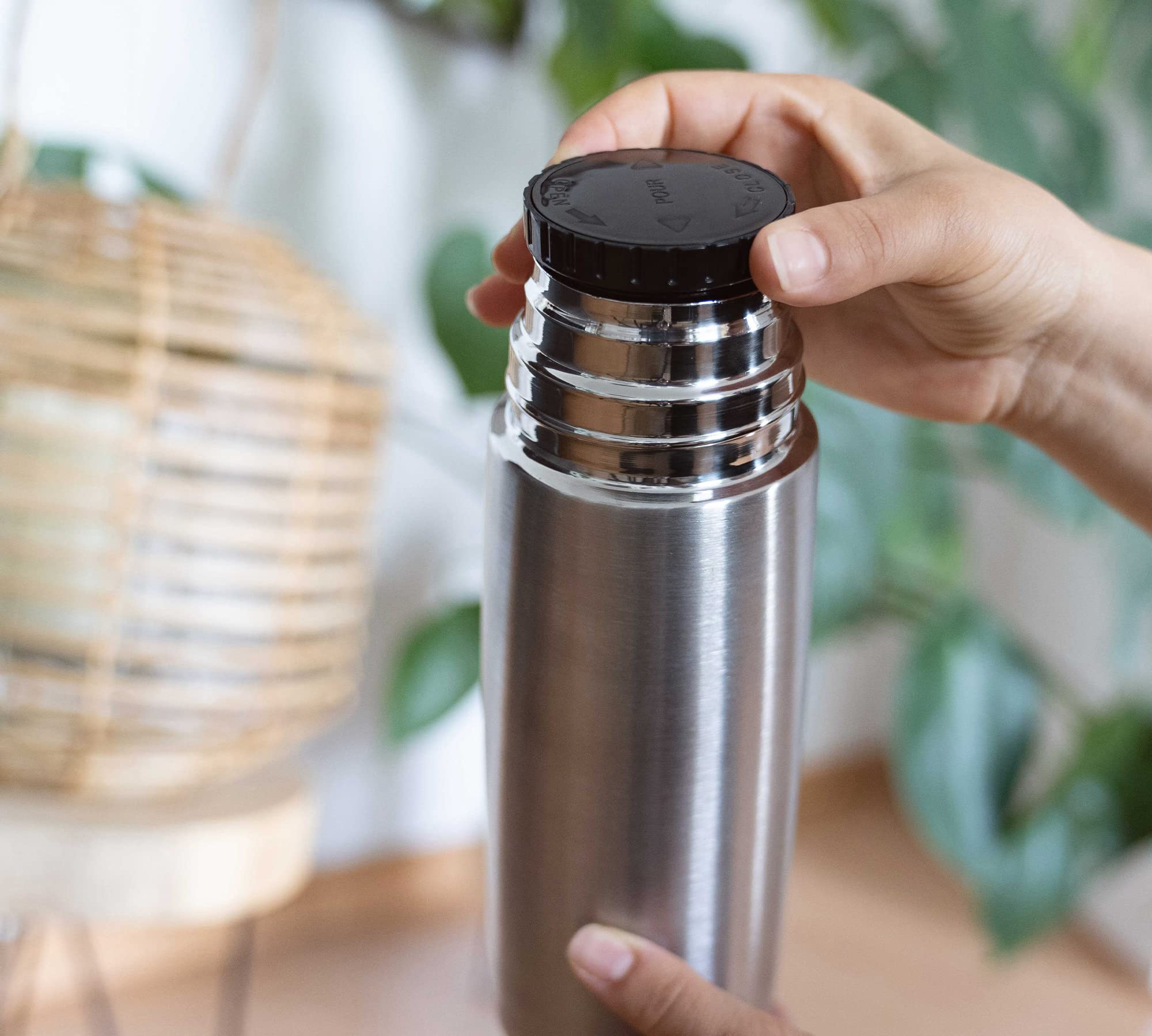 ALFI isoTherm Vacuum Flask isoTherm 0.5 L Perfect Stainless Steel with Screw Cap