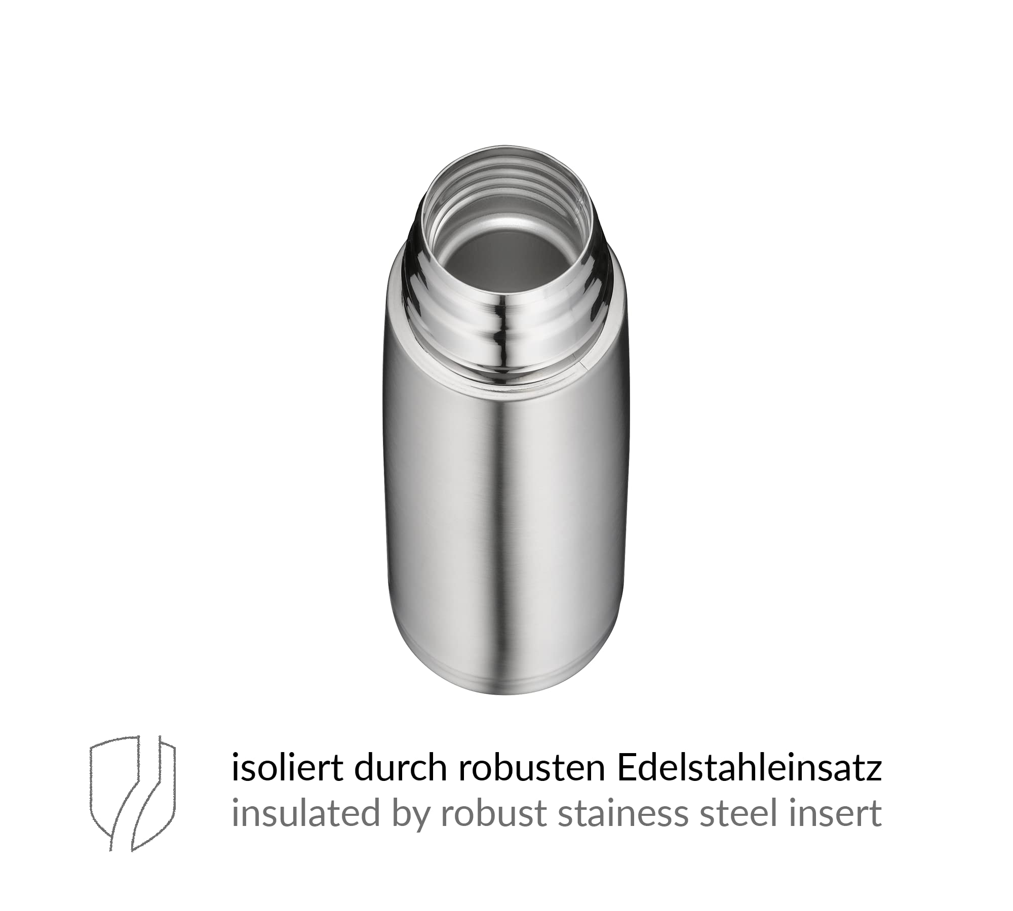 ALFI isoTherm Vacuum Flask isoTherm 0.5 L Perfect Stainless Steel with Screw Cap