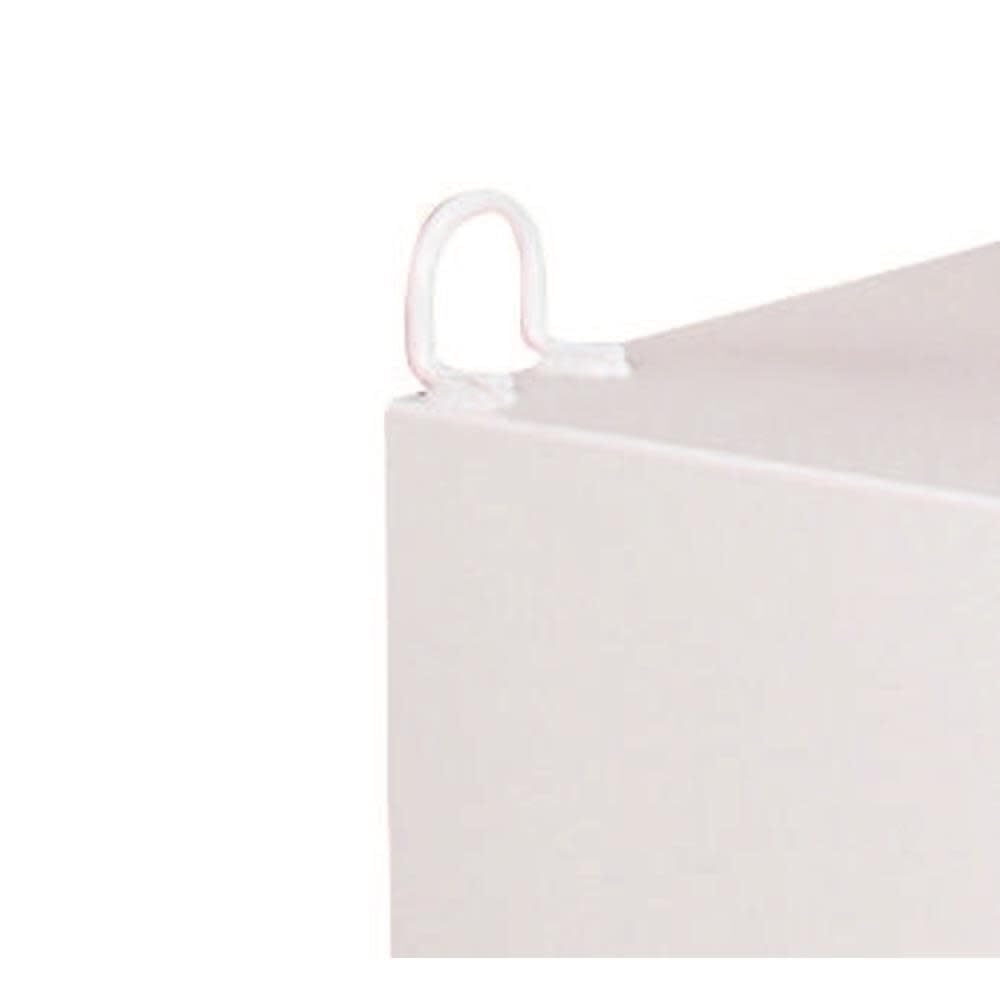 JOBOX Crescent 50 Gallon White Square Steel Liquid Transfer Tank for Trucks - 485000, 23.25x24x23.25