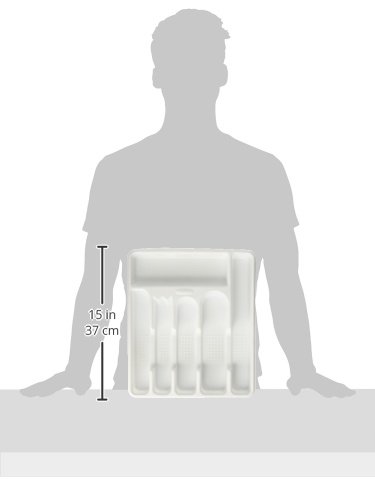 Rubbermaid Cutlery Tray, Large, White