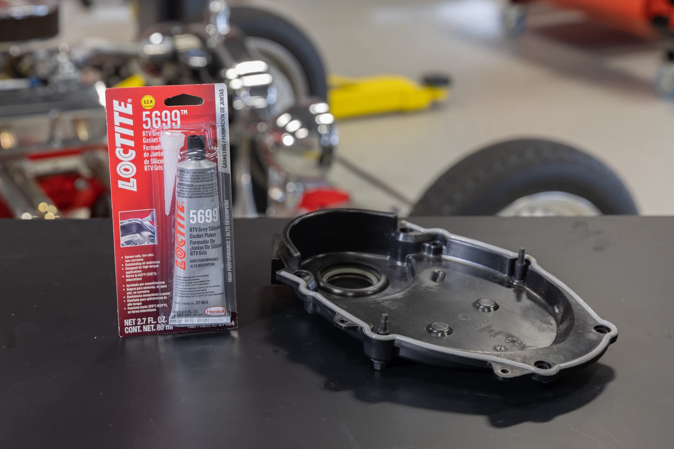 Loctite 37464 Grey RTV 598 High Performance Silicone. 80 ml.