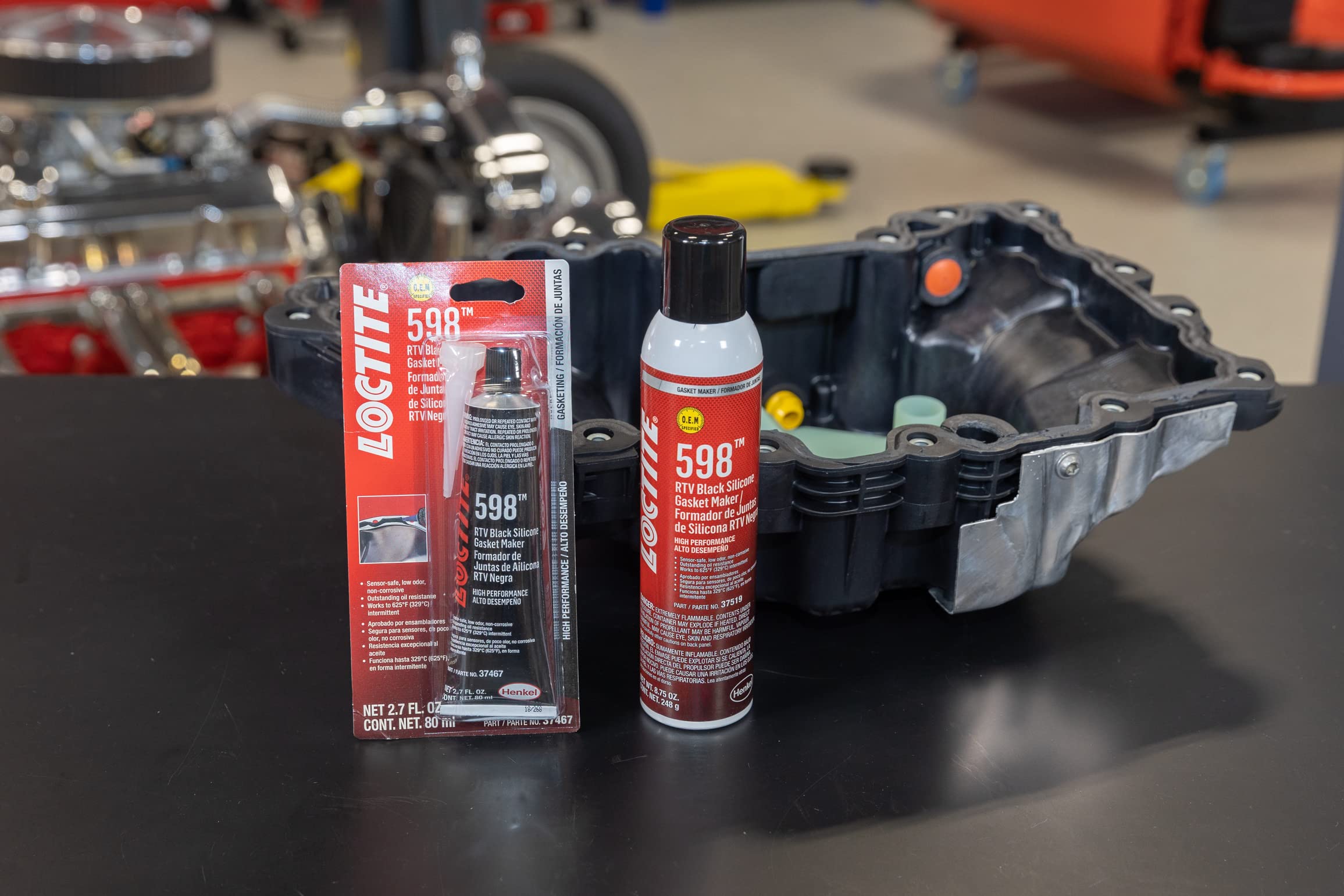 Loctite 37467 Black RTV 598 High Performance Silicone. 80 ml.