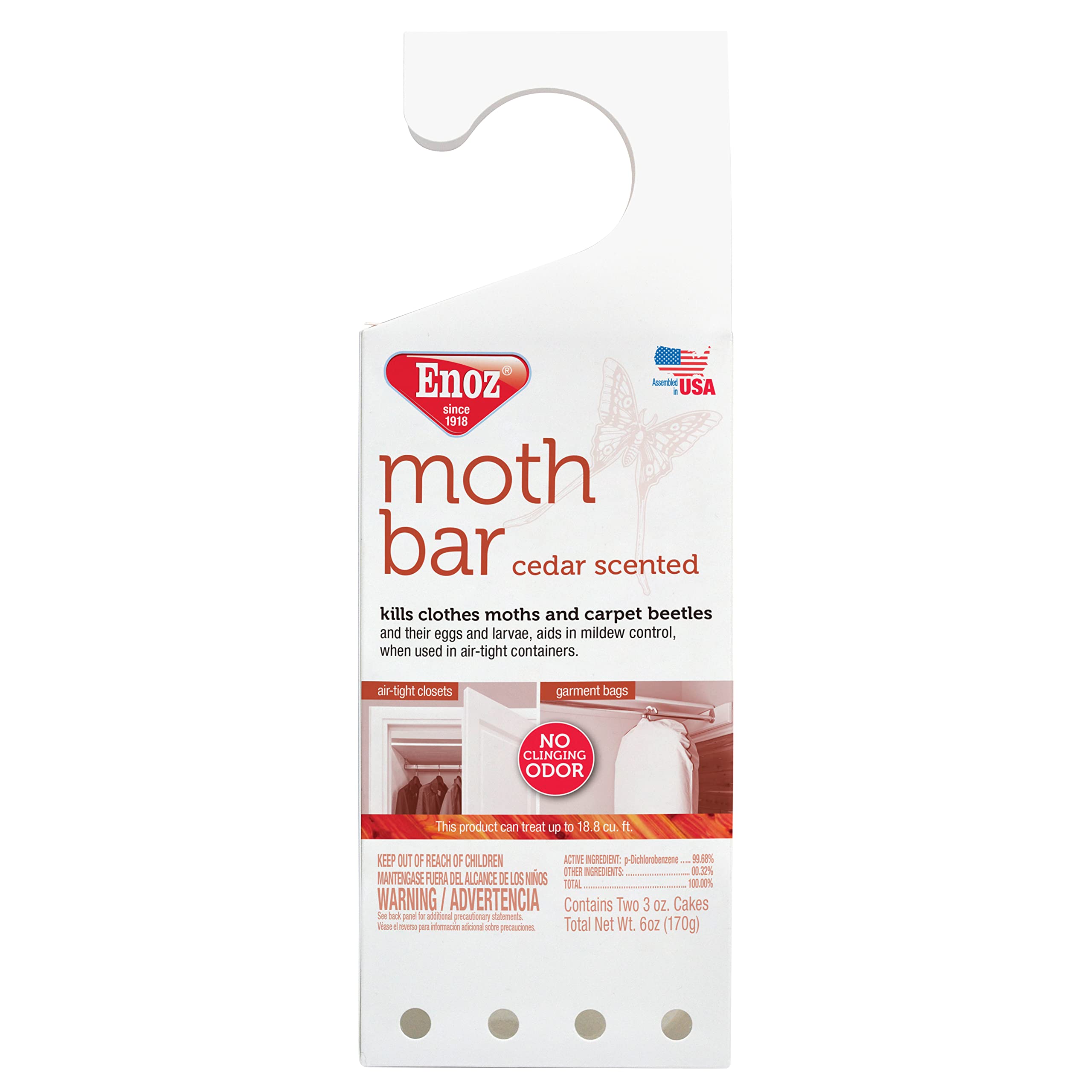 Enoz Moth Bar - Ceder Scented