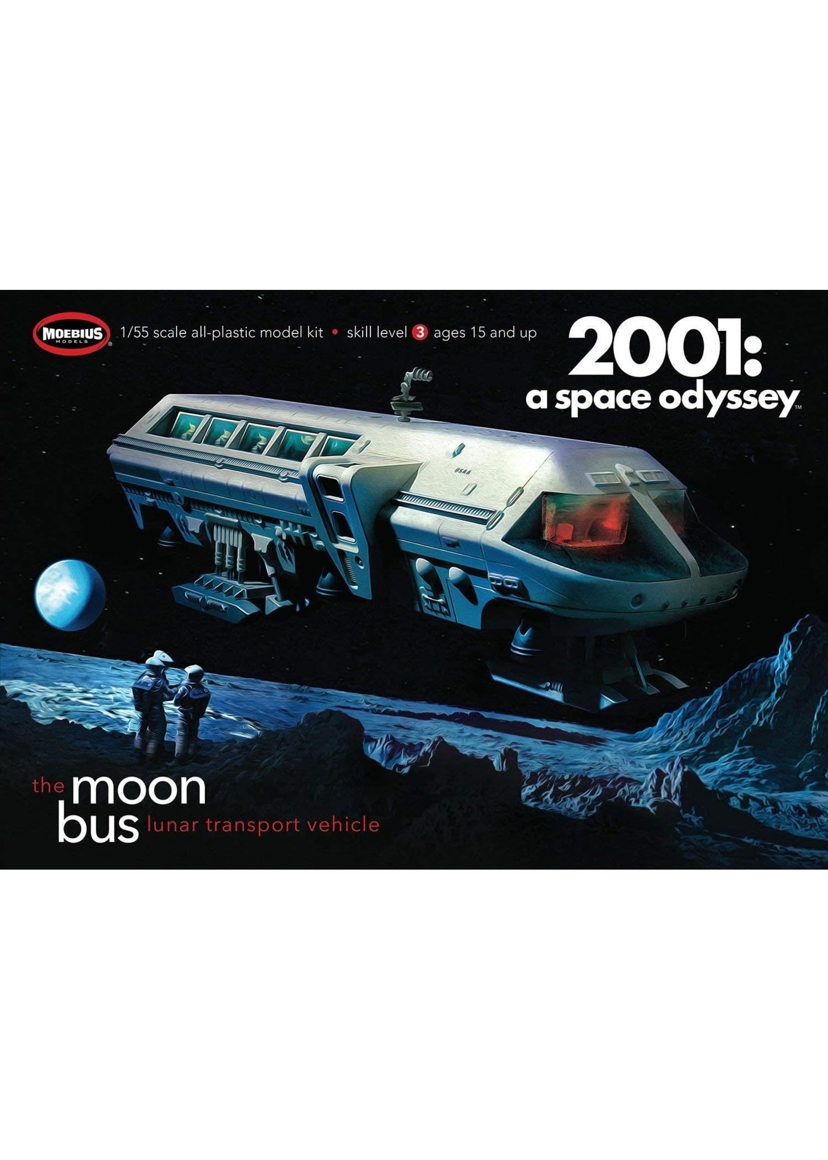 Moebius MMK2001 1:55 2001 Moon Bus Model
