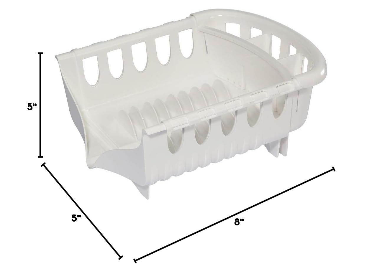 Creative Bath Expandable Dish Rack, Clear