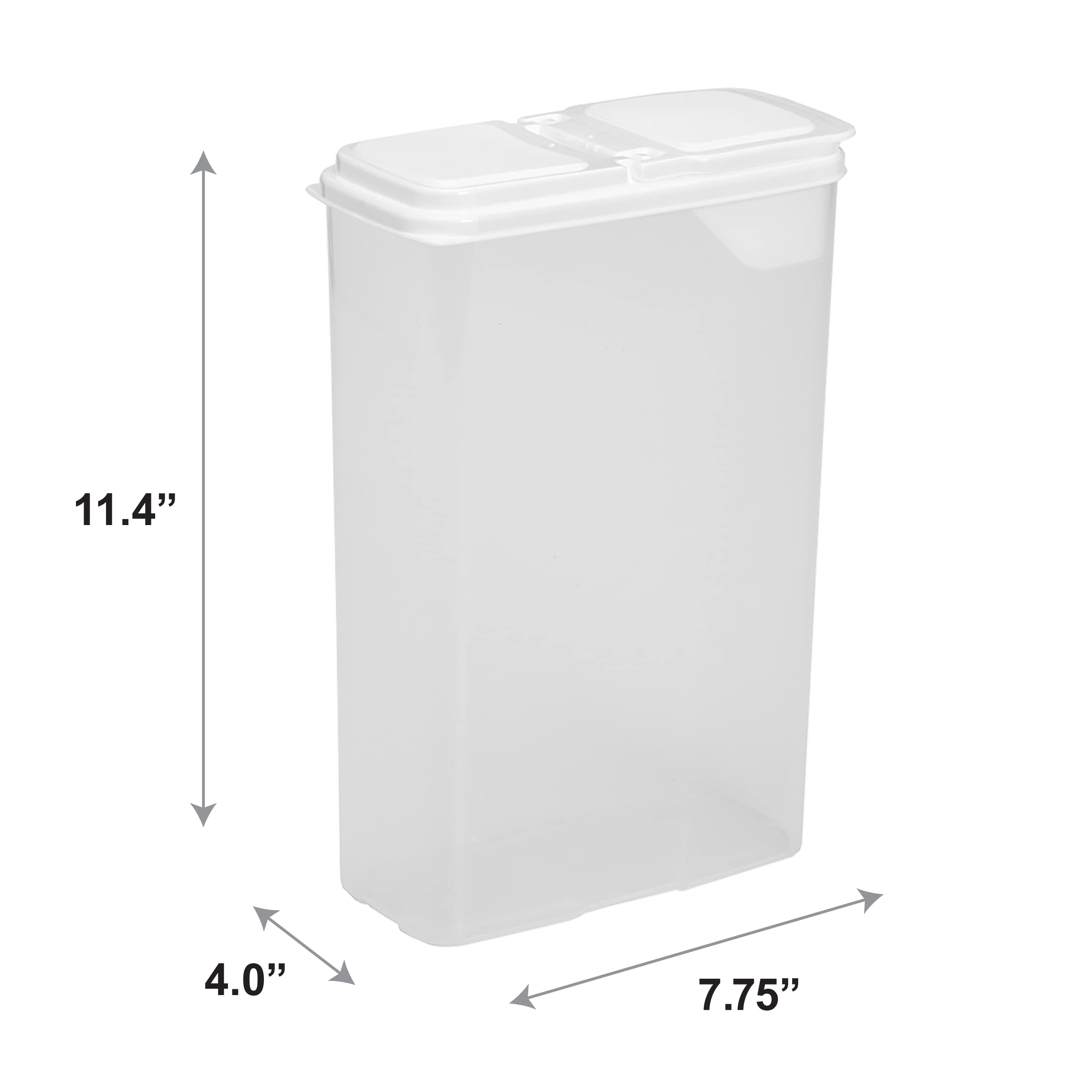 Buddeez Storage Container Cereal Dispenser, White