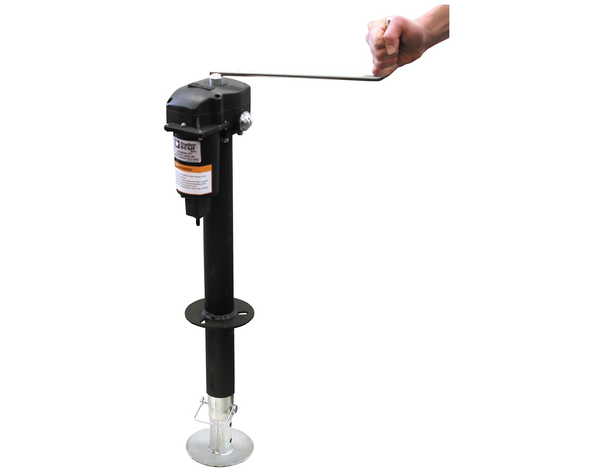 Buyers Products 0093500 3,500 lb. 12 Volt Electric Jack,Medium,Black