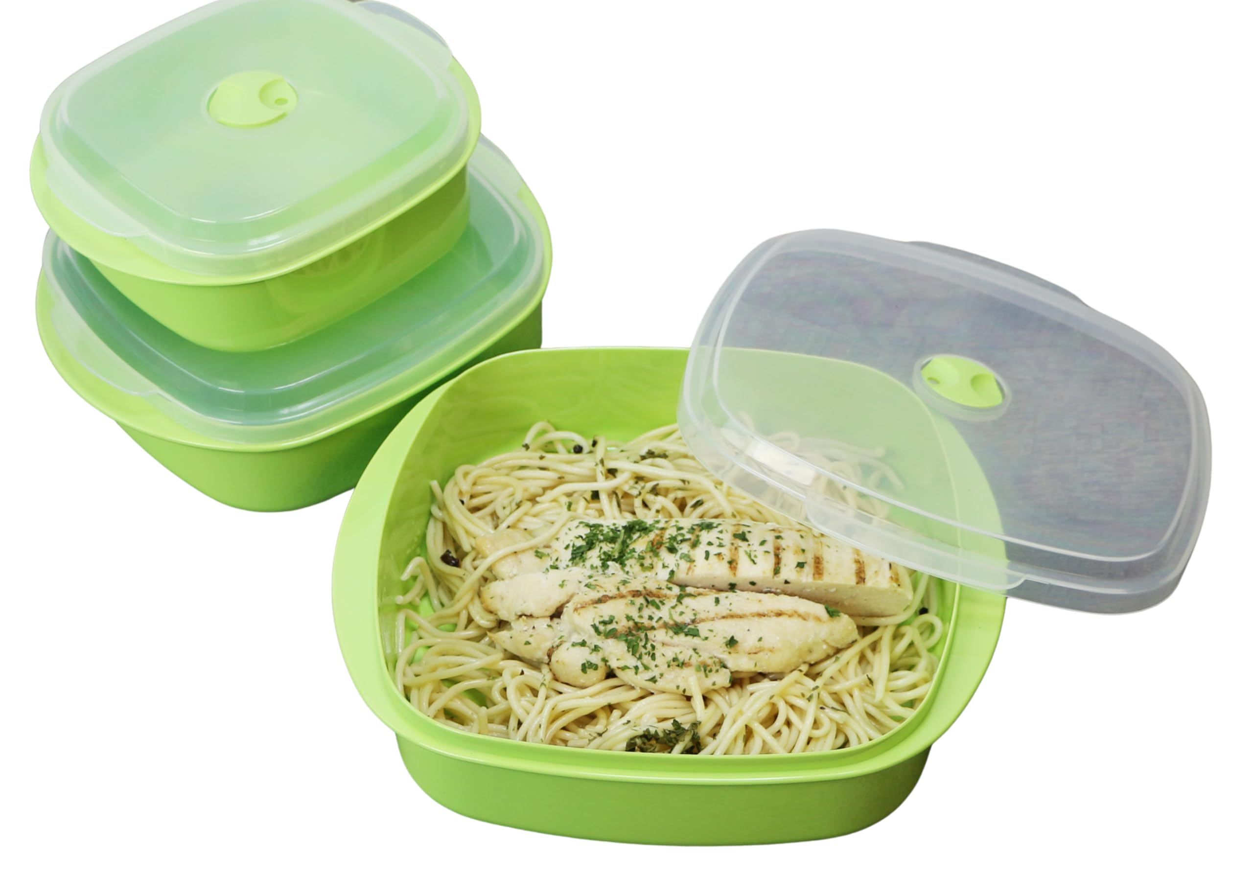 Calypso Basics 6-Piece Microwave Cookware Set, Pink