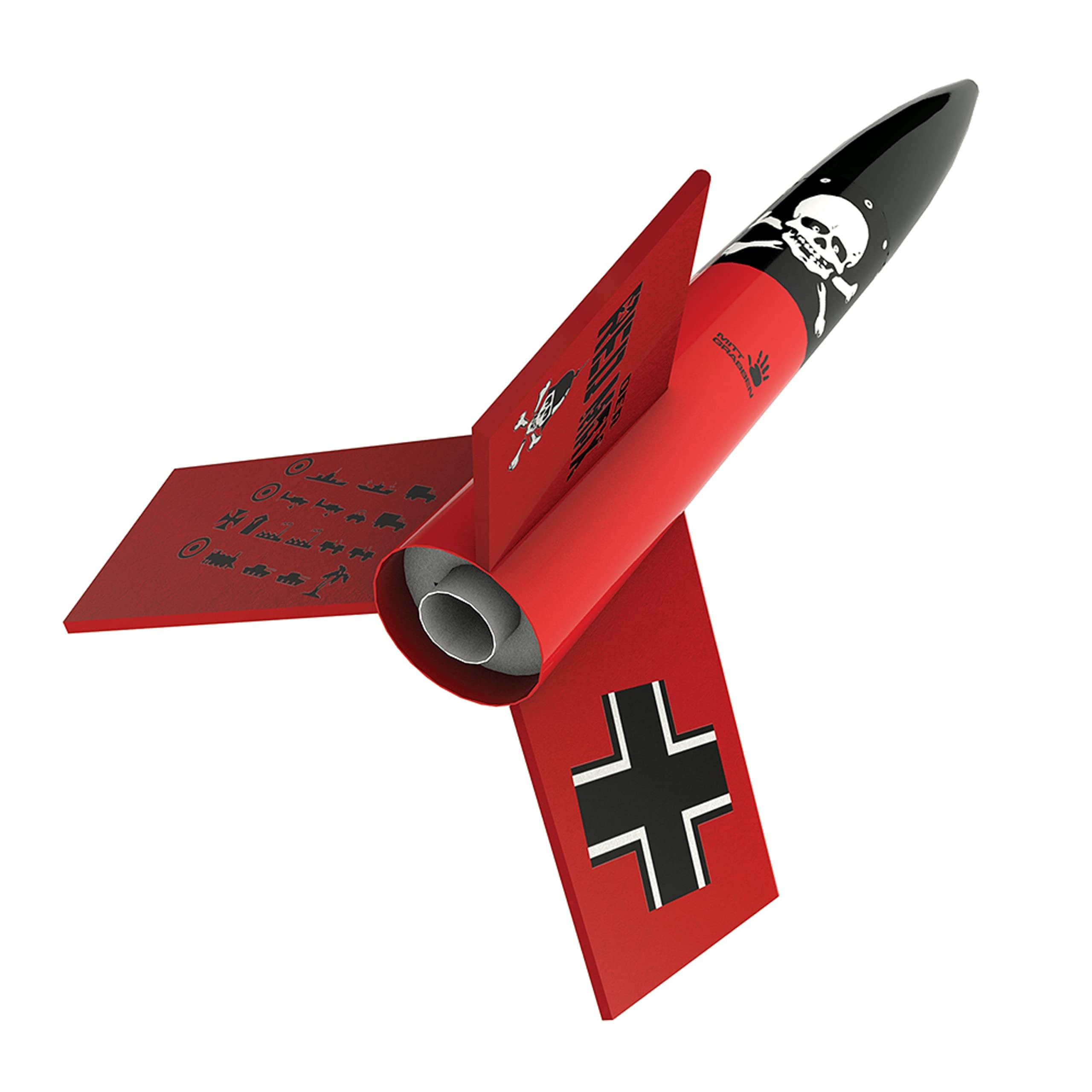 Estes Rockets 0651 Der Red Max Rocket Kit, Skill Level 1 Brown/a
