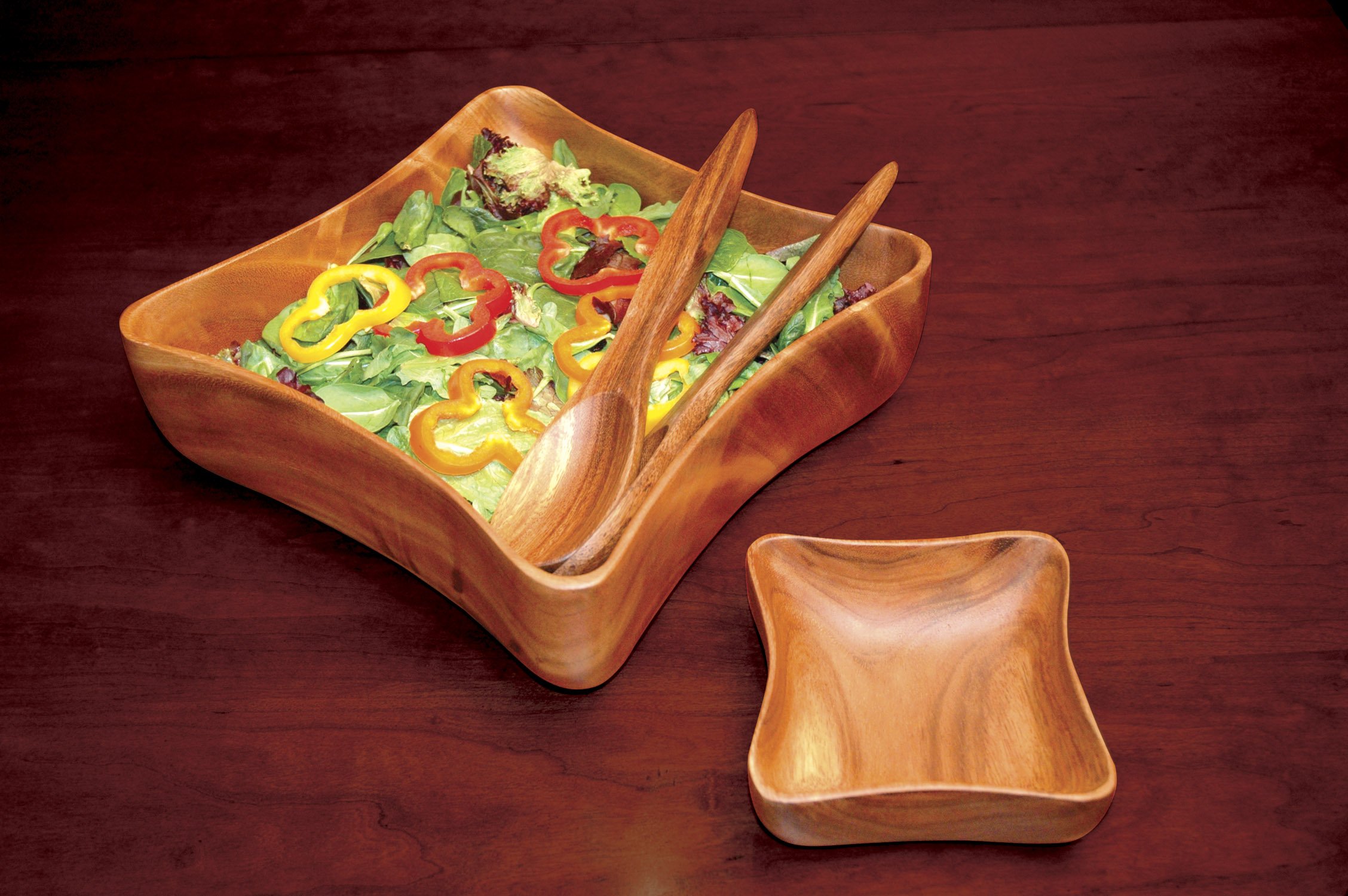 PACIFIC MERCHANTS, PACIFIC MERCHANTS ACACIAWARE Acacia Pacific Merchants Acaciaware 16.5-by 5.5-Inch Wood Oval Baguette Serving Tray