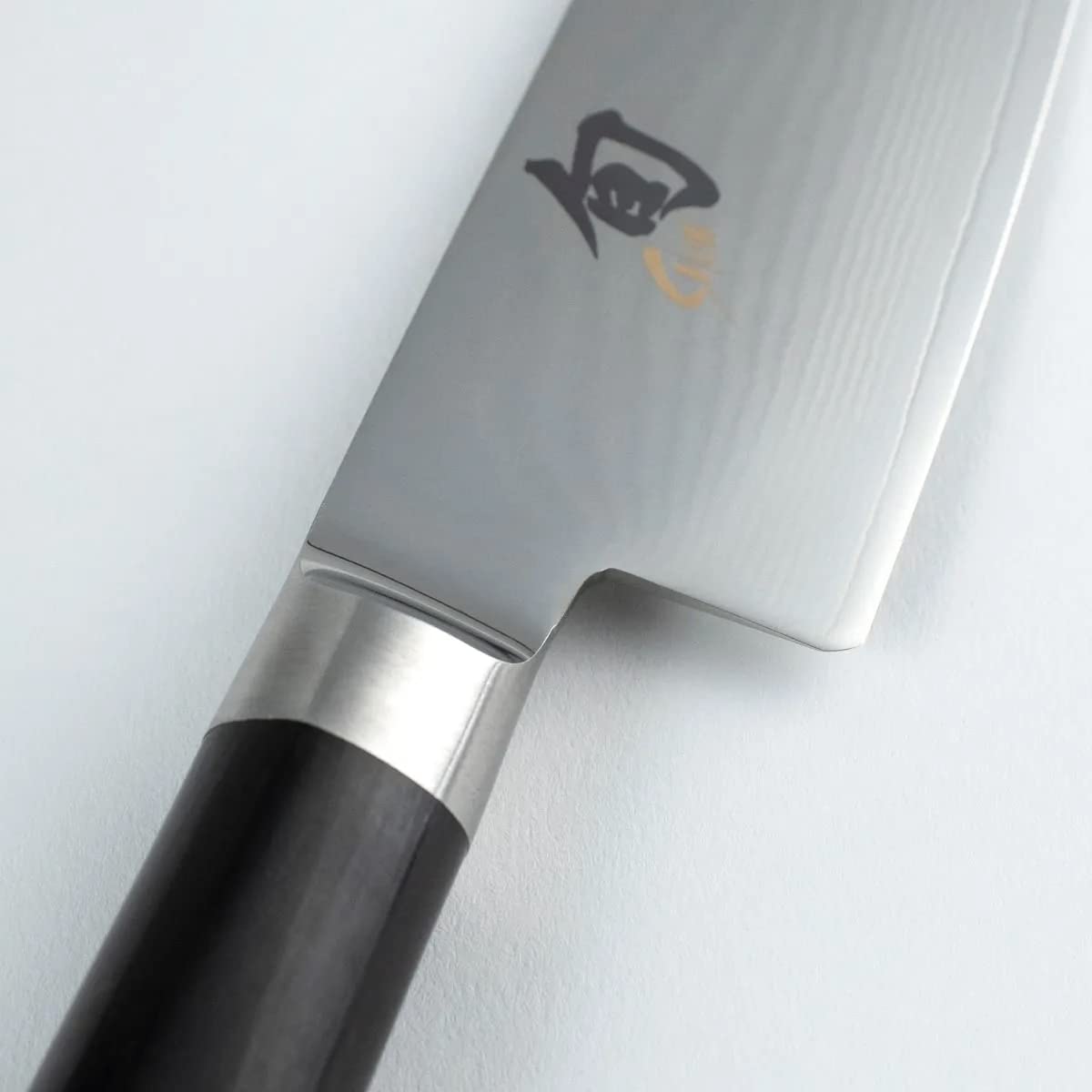 Shun Cutlery Classic Santoku Knife 5.5", Asian-Inspired Knife for All-Purpose Food Prep, Chef Knife Alternative, Handcrafted Japanese Knife