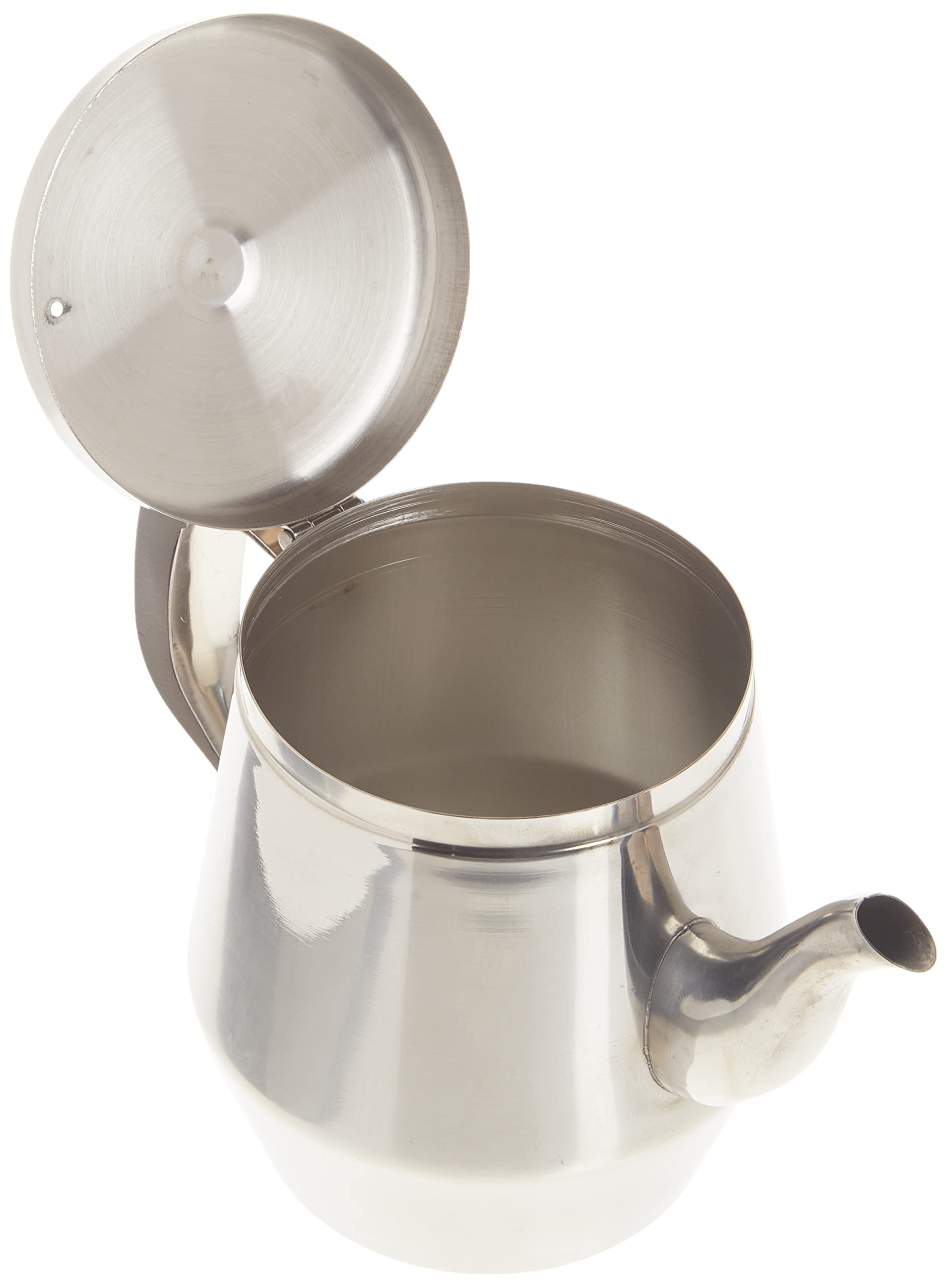 Winco Gooseneck Teapot, 32-Ounce,Stainless Steel,Medium