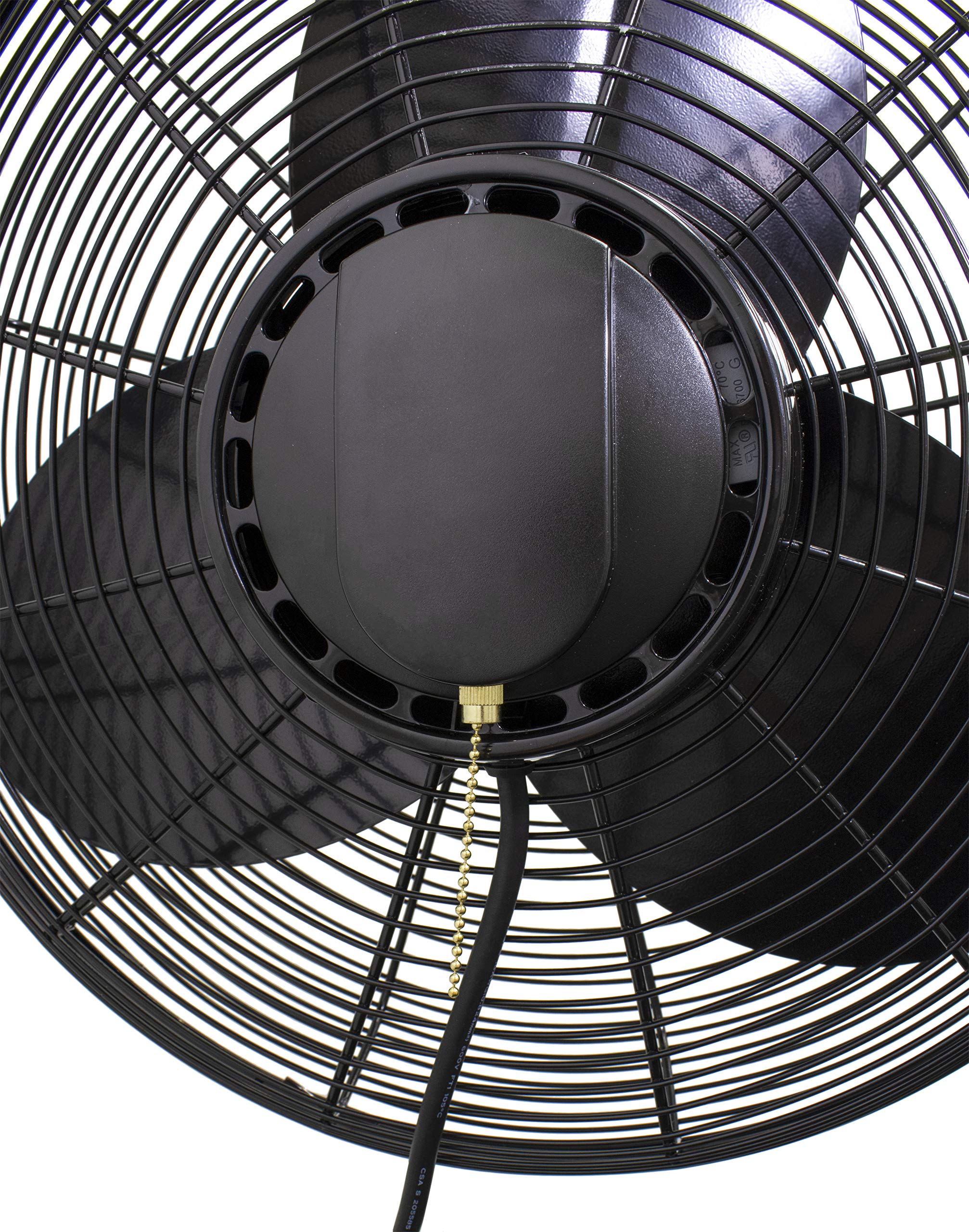 Air King 9020 1/6 HP Industrial Grade Wall Mount Fan, 20-Inch,Black