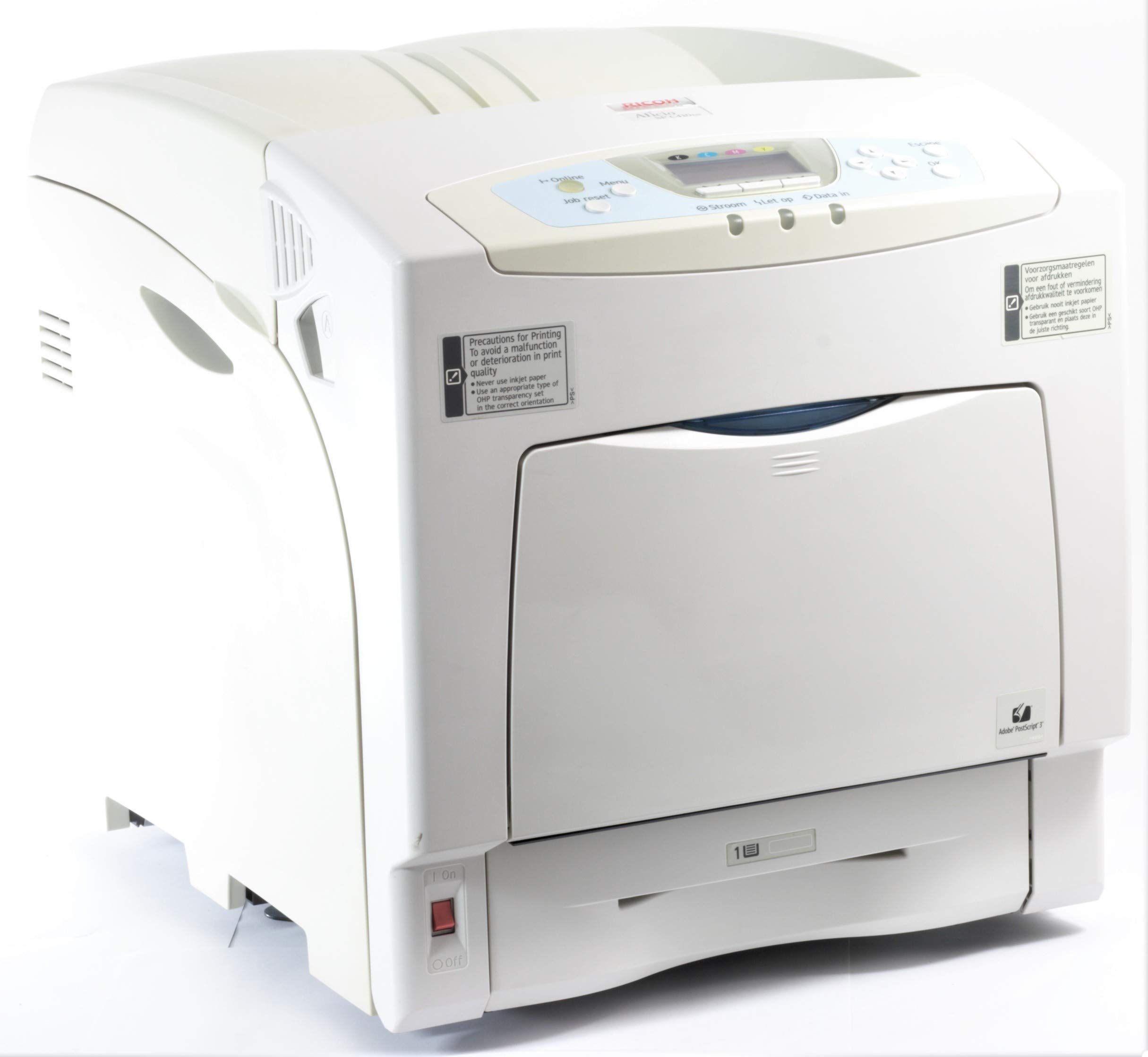 Ricoh Aficio SP C410DN Color Laser Printer (White)