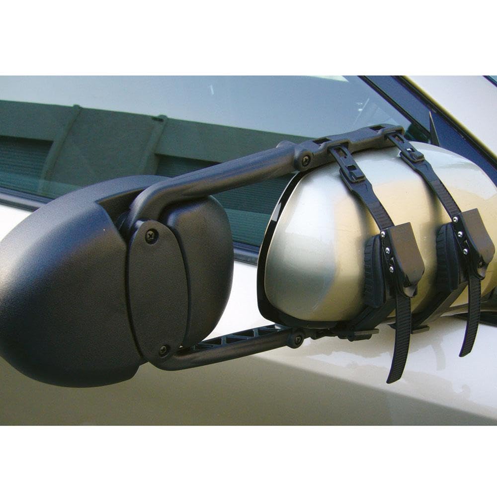 Prime Products 30-0083 XLR Dual Head Ratchet Series Clip-On Tow Mirror