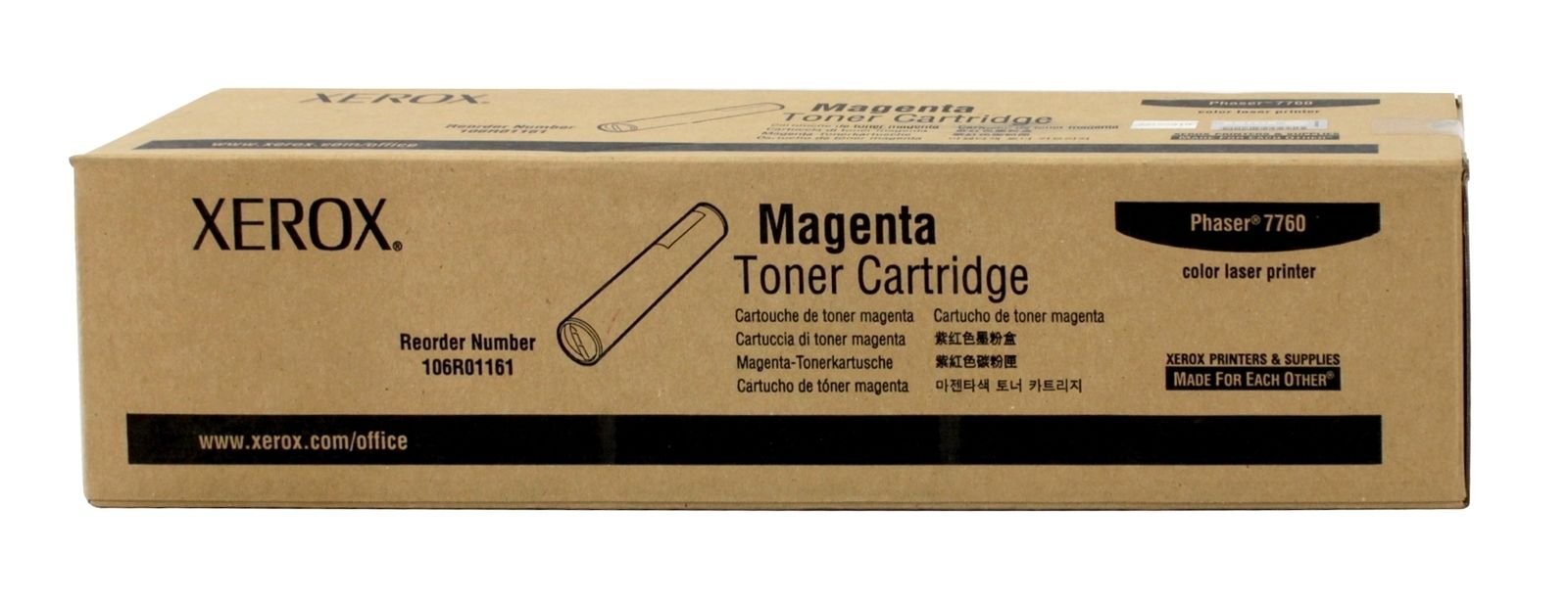 Xerox Phaser 7760 - High Capacity Toner Cartridge (25000 Pages) - 106R01161
