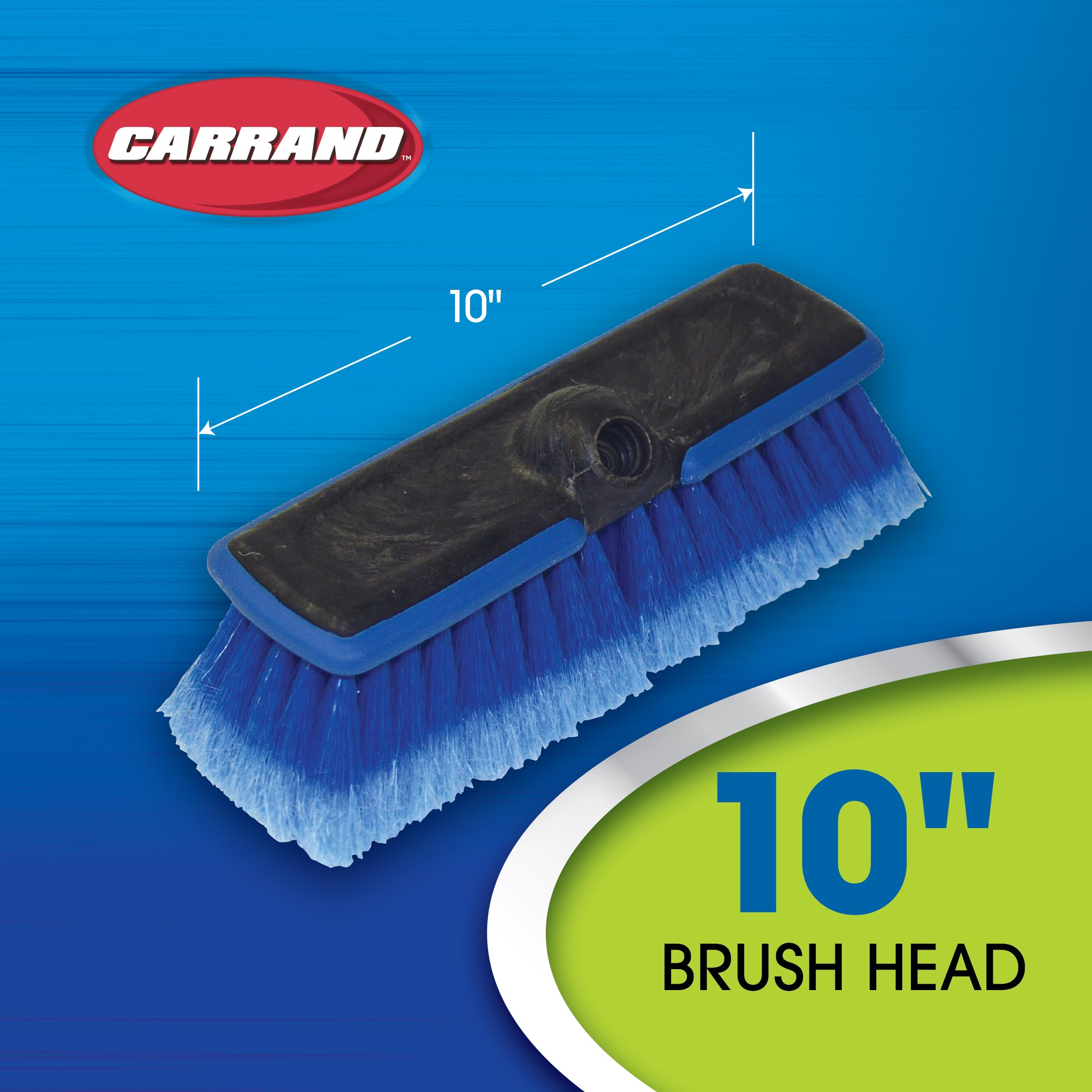 Carrand 93057 10" Replacement Wash Brush Head , Blue