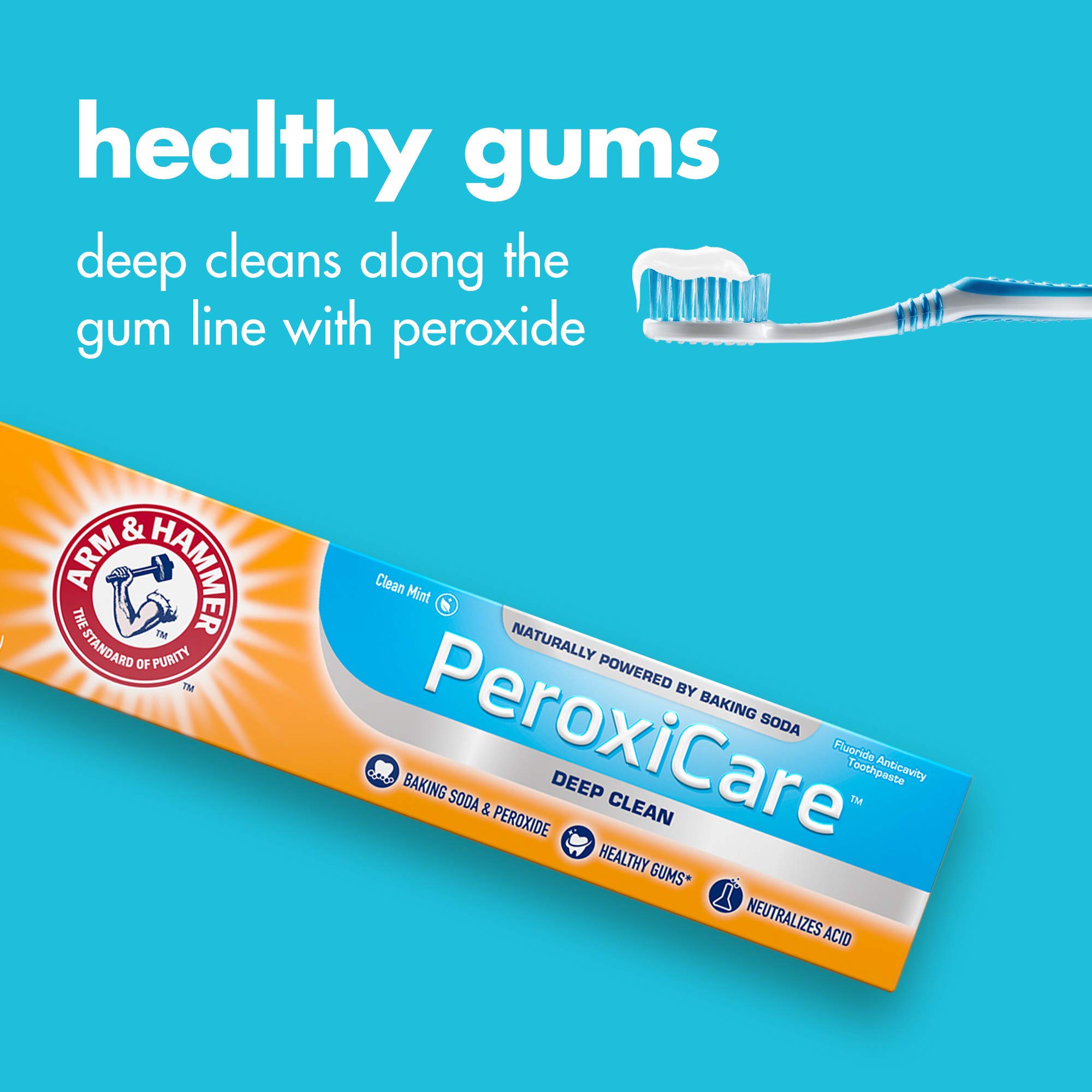 Arm & Hammer PeroxiCare Deep Clean Toothpaste, 6 oz.