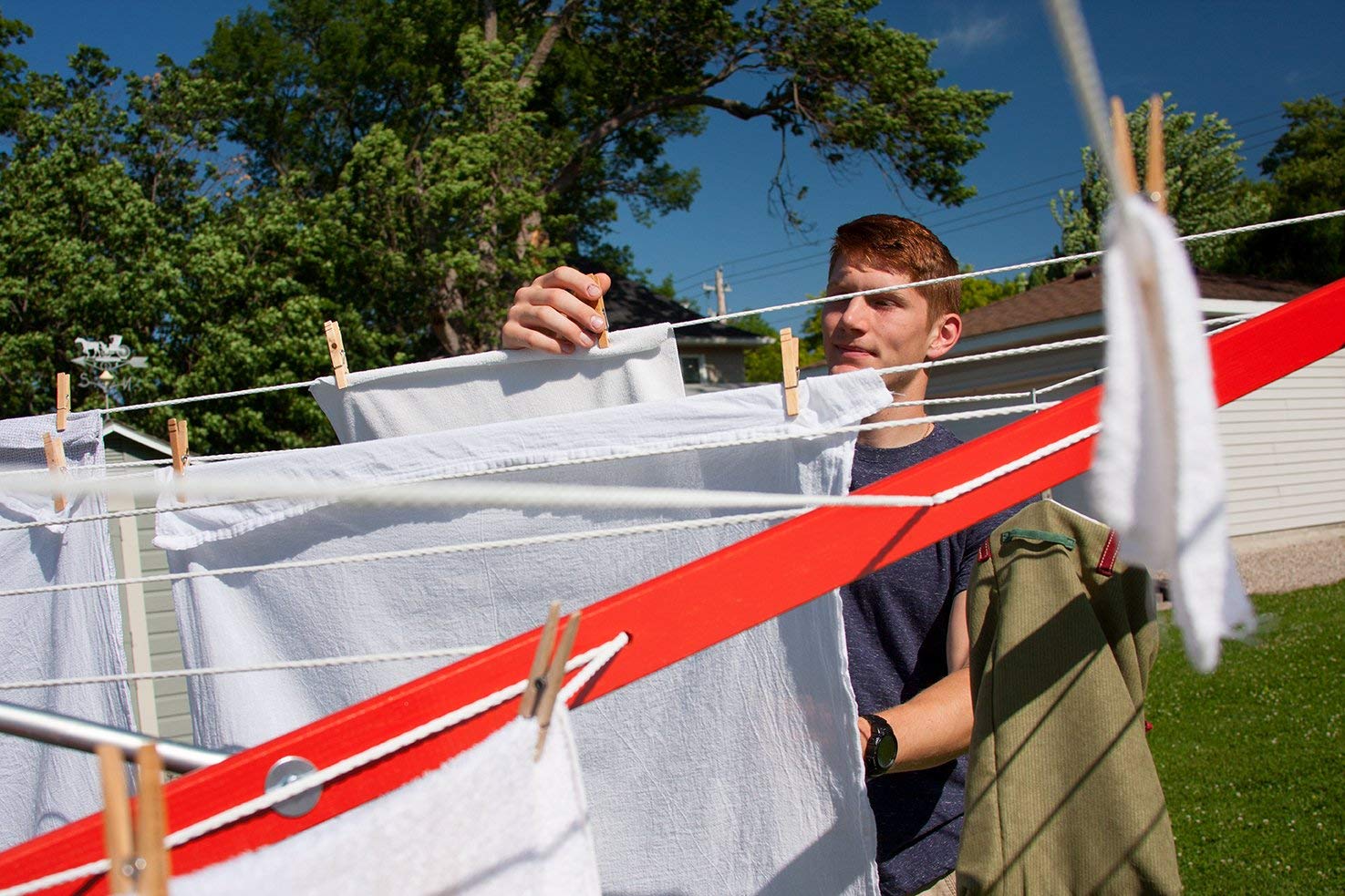 Sunshine Clothesline Outdoor Umbrella Shape Clothes Dryer