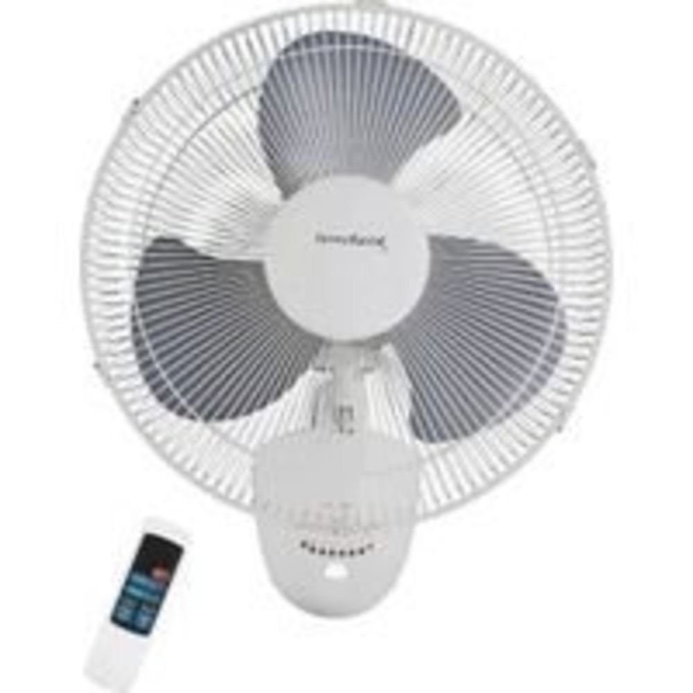Homebasix FW40-S1 Horizontal Oscillating Wall Mount Fan, White