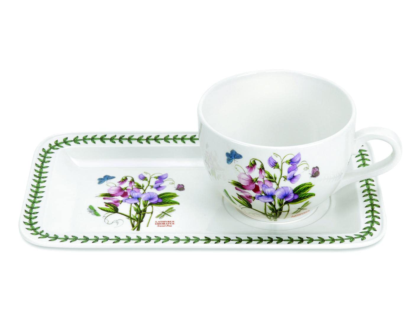 Portmeirion Botanic Garden Soup and Sandwich Set, 11.25", Multicolor