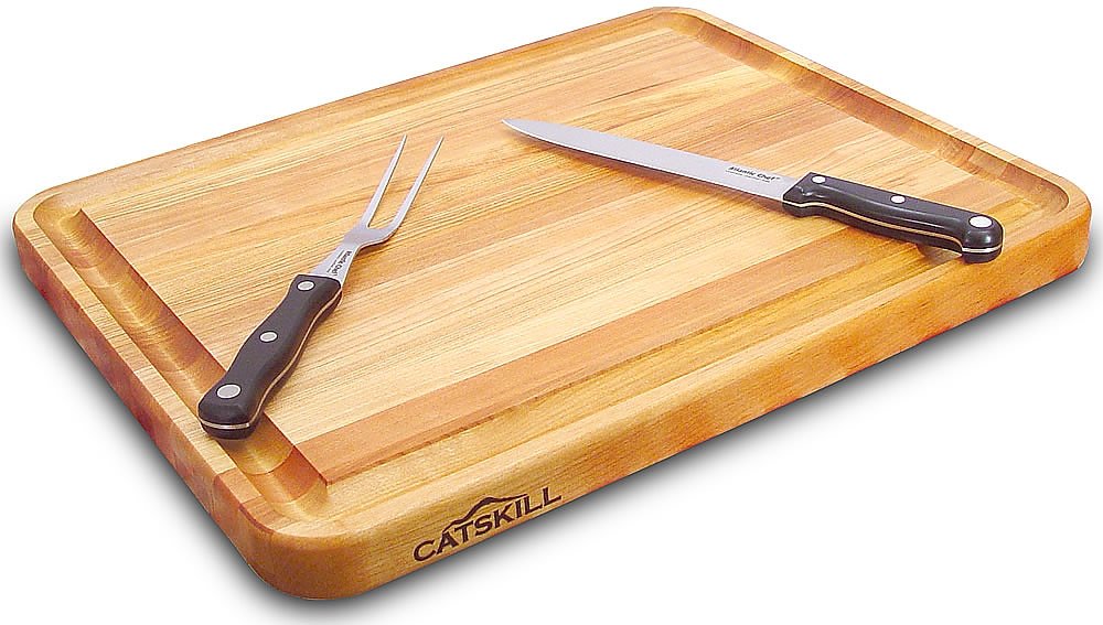 Catskill Craftsmen 30-Inch Pro Series Reversible Cutting Board with Groove