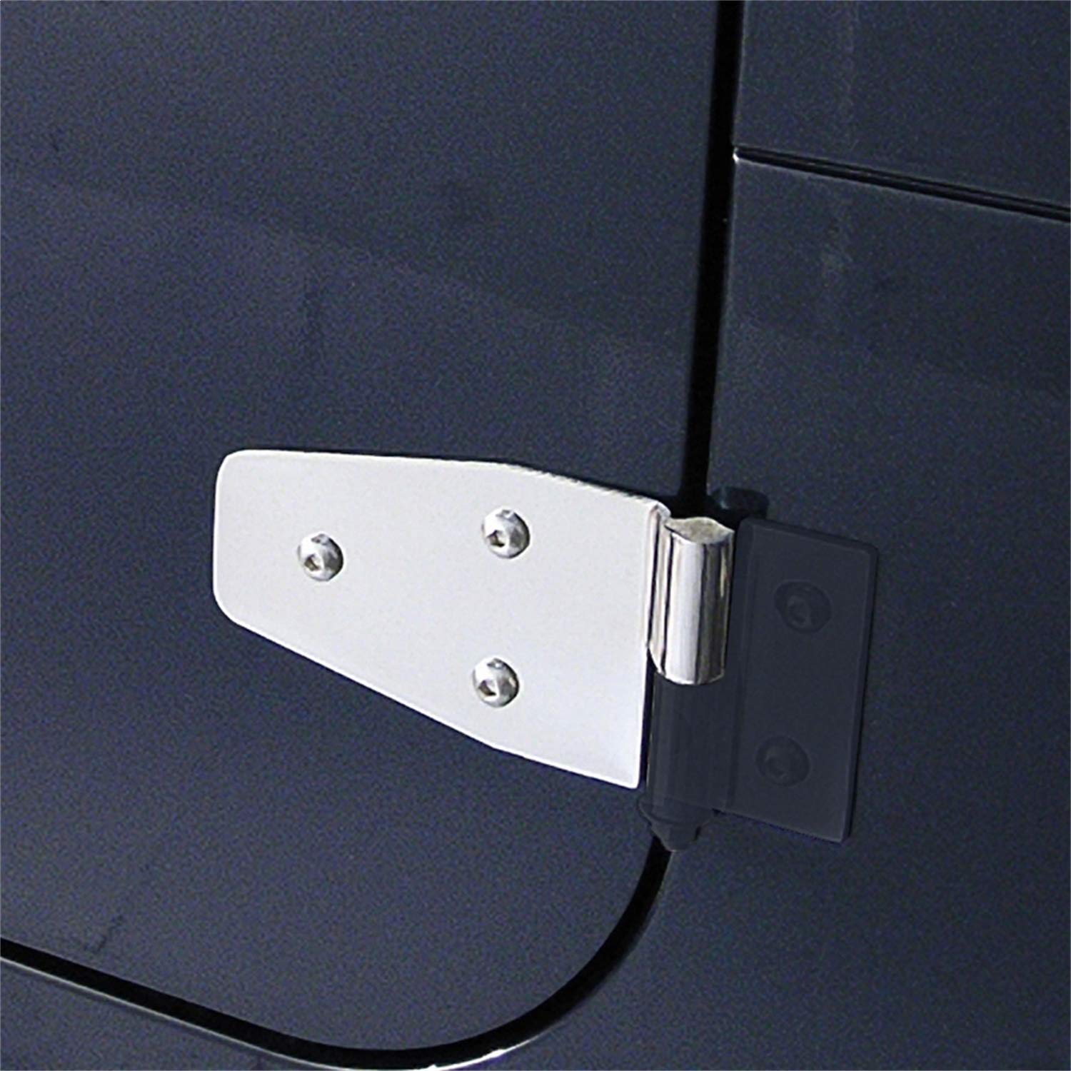 Rugged Ridge 11113.02 Door Hinge Kit, Stainless Steel; 87-06 Jeep Wrangler YJ/TJ