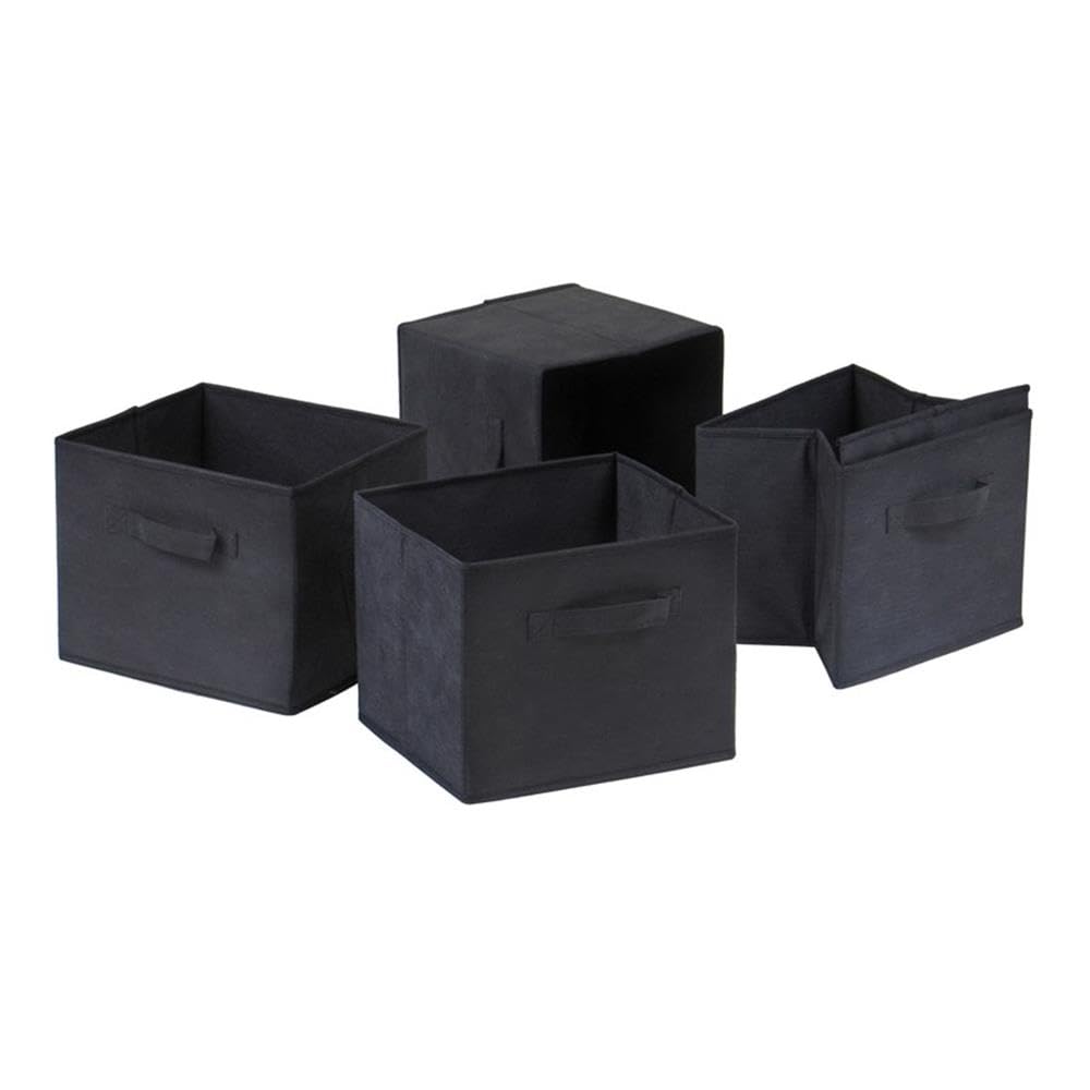 Winsome Leo Capri, 4 Small, Black