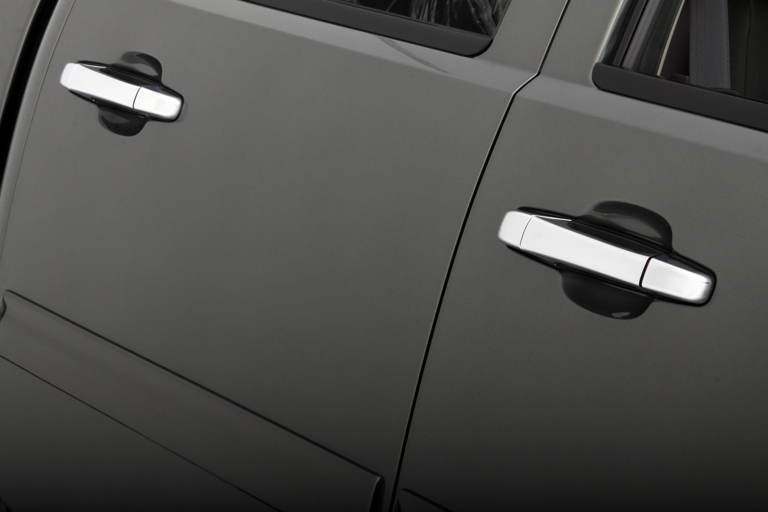 Auto Ventshade 685210 Chrome Door Handle Covers, 4-Door Set for 2007-2013 Silverado/Sierra 1500 & Avalanche, 2007-2014 Silverado/Sierra 2500HD, 3500HD, Suburban, Tahoe, Yukon