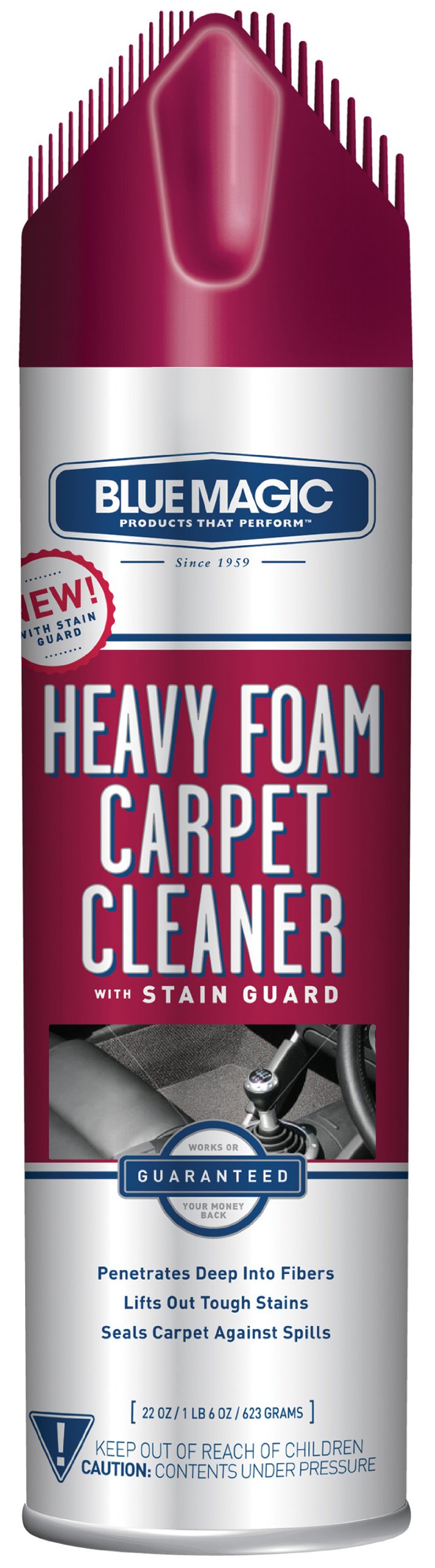 Blue Magic 912 Heavy Foam Carpet Cleaner with Stain Guard - 22 oz.