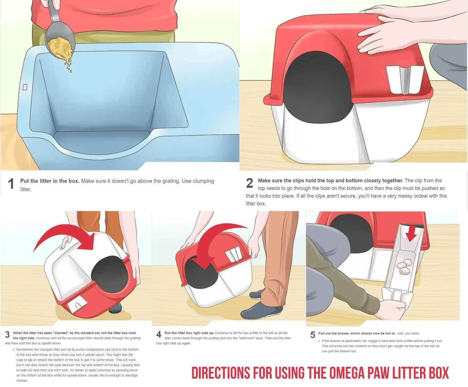 Omega Paw Self-Cleaning Litter Box