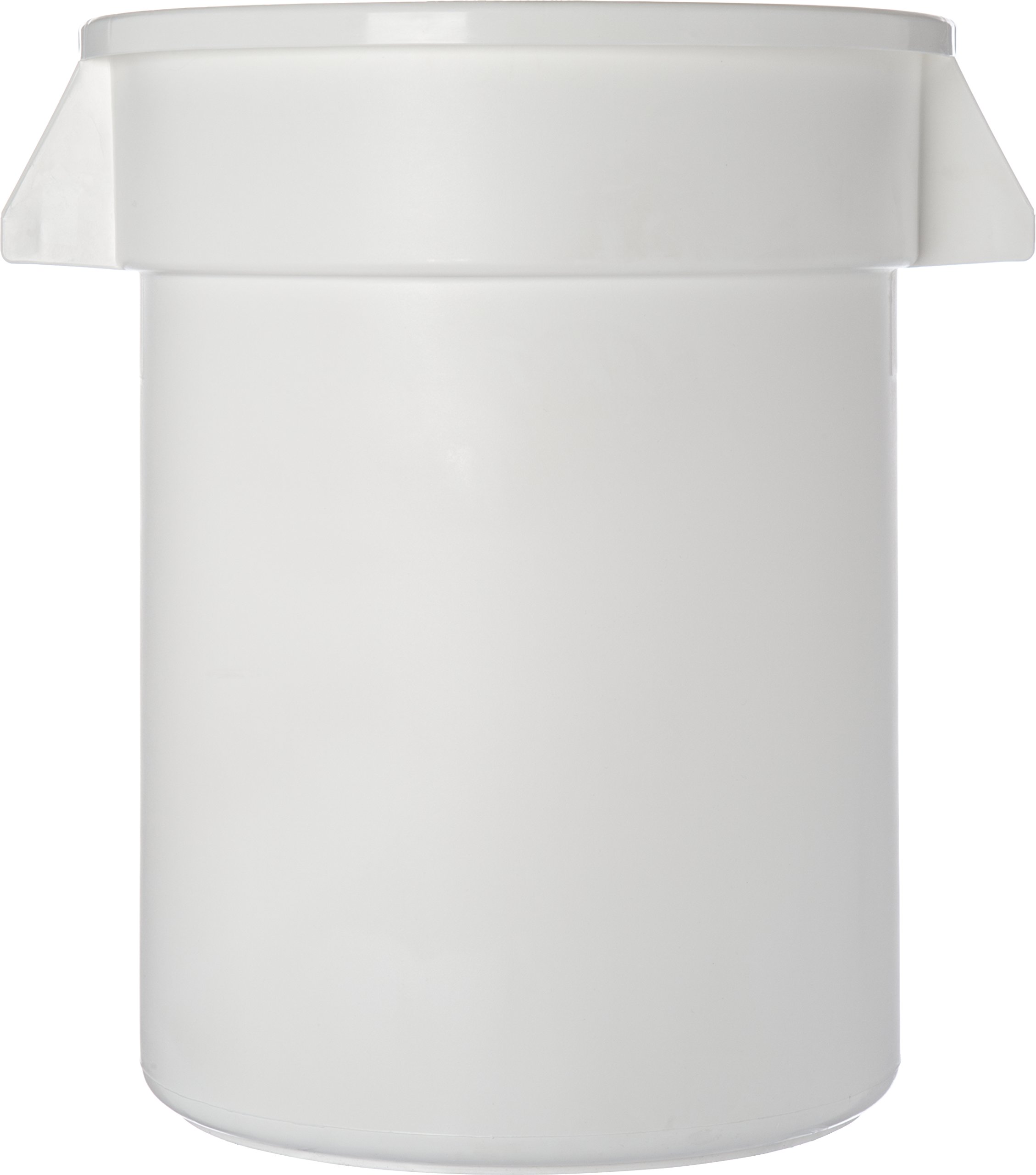 CFS 34102002 Bronco Round Waste Container Only, 20 Gallon, White