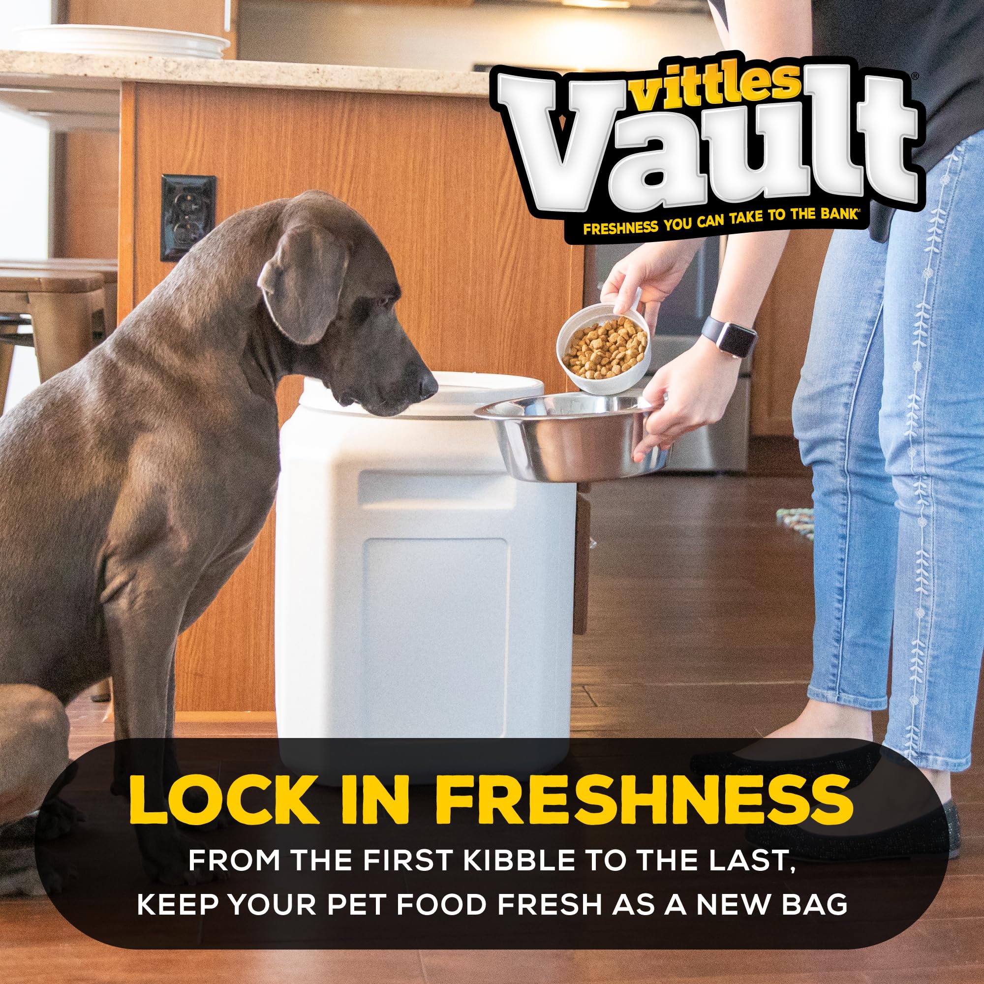Gamma2 Vittles Vault Pet Food Storage Container, 50 Pounds