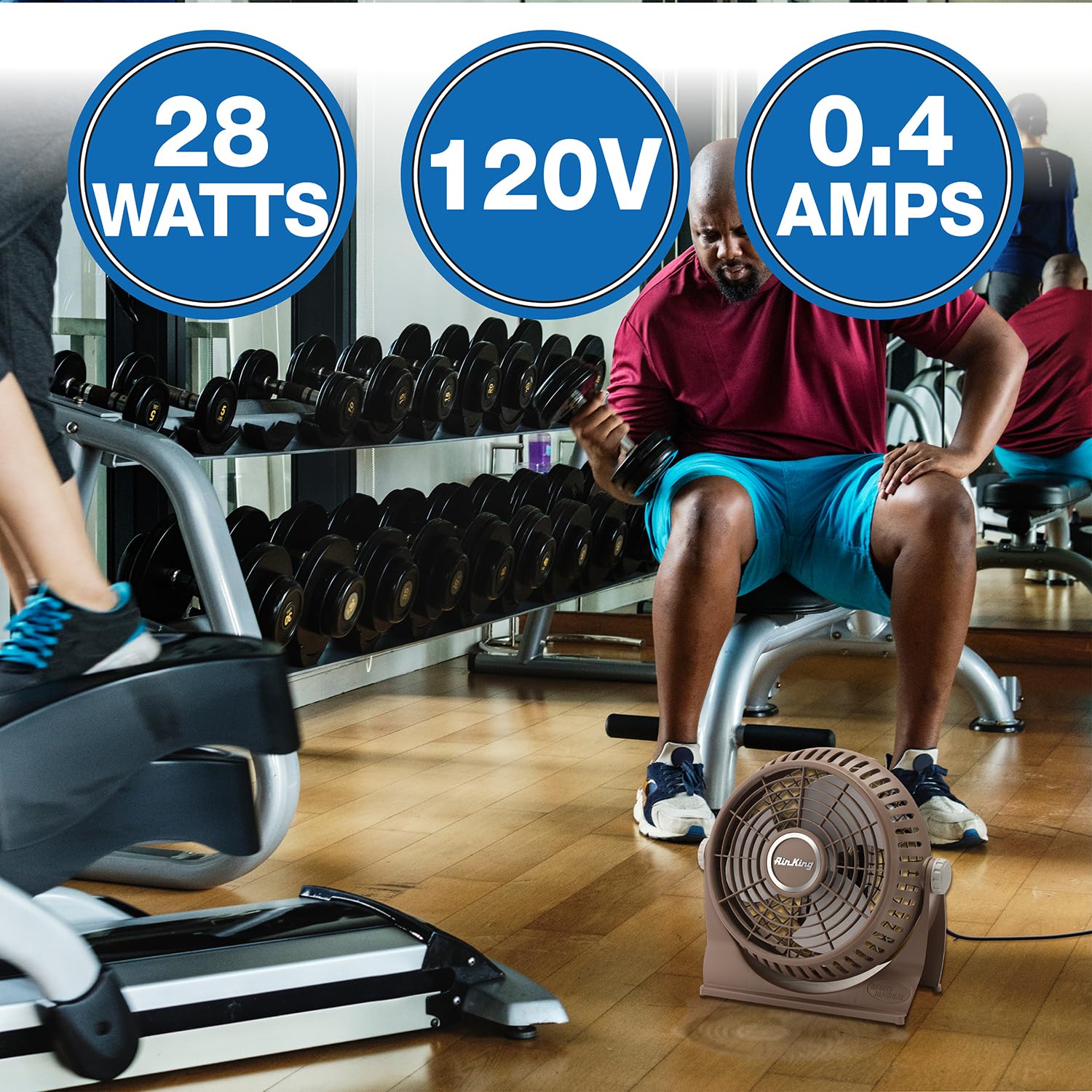 Air King 9525 9-Inch 2-Speed Pivot Fan