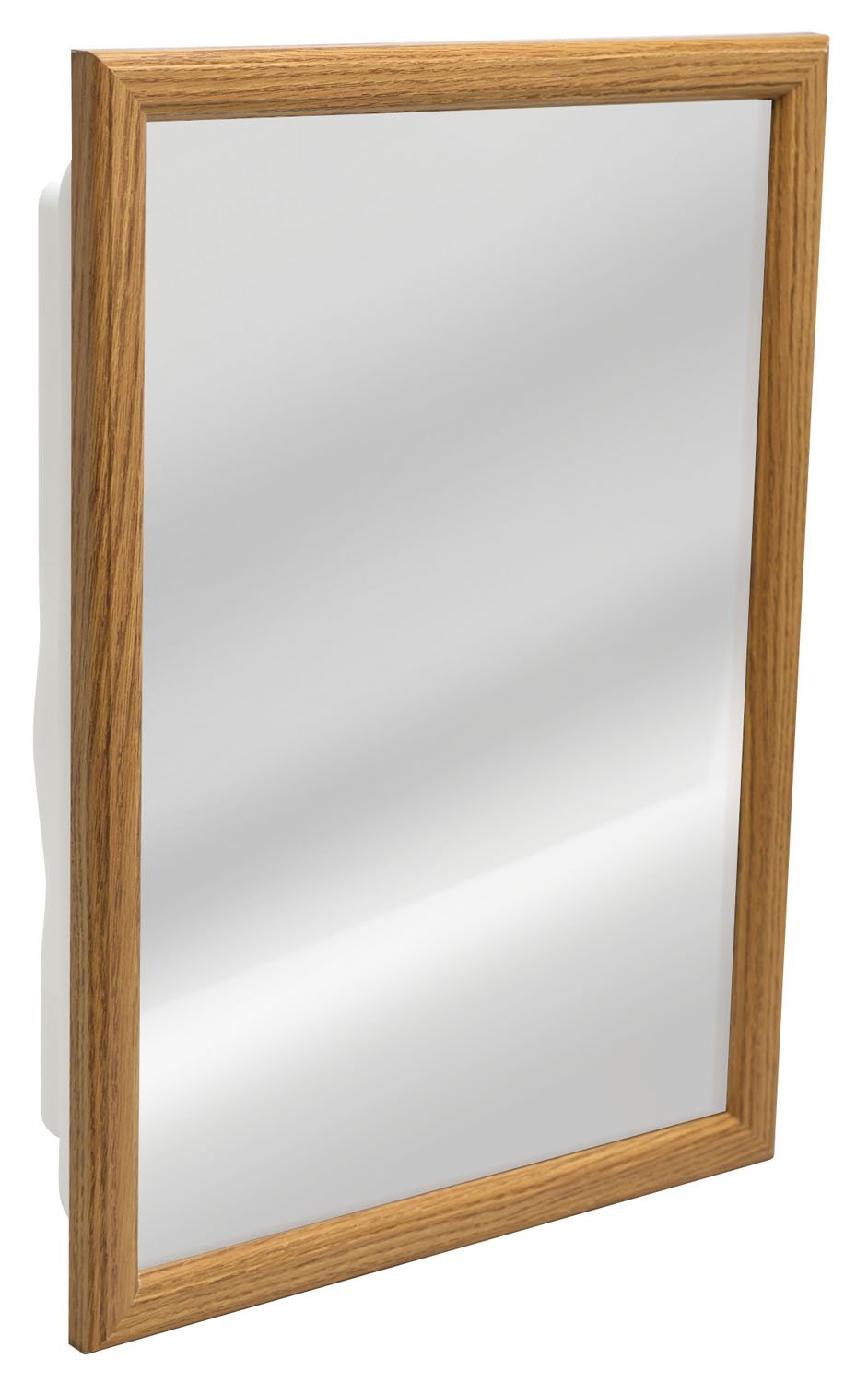 Zenith K268 Oak Framed Medicine Cabinet, 14.5" x 21.75" x 4.5"