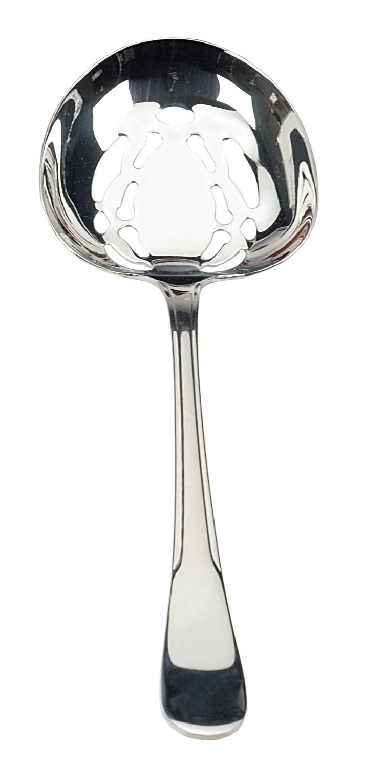 RSVP International Endurance Flatware Collection Stainless Steel, Dishwasher Safe, Berry Spoon
