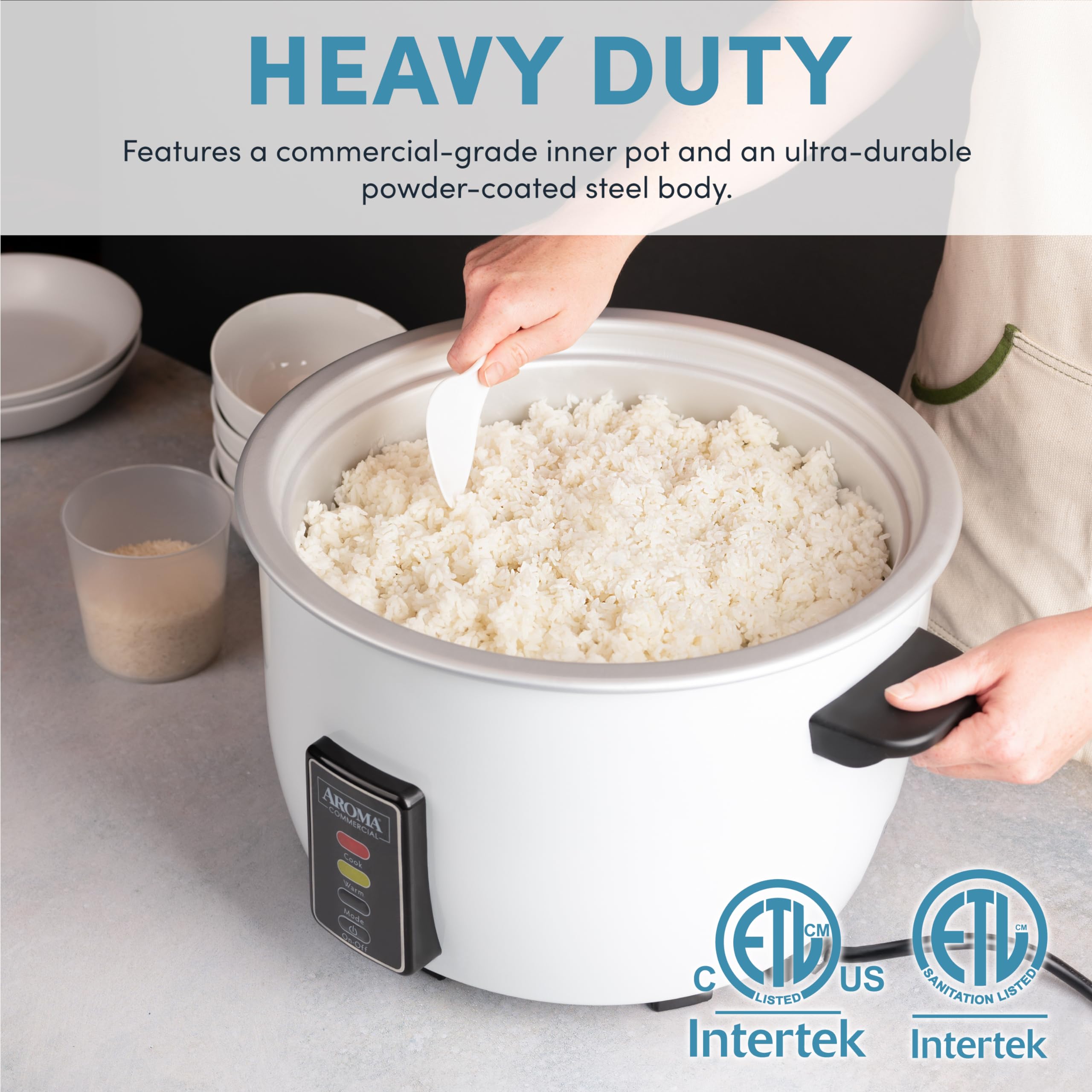 Aroma Housewares 60-Cup (Cooked) (30-Cup UNCOOKED) Commercial Rice Cooker (ARC-1033E)