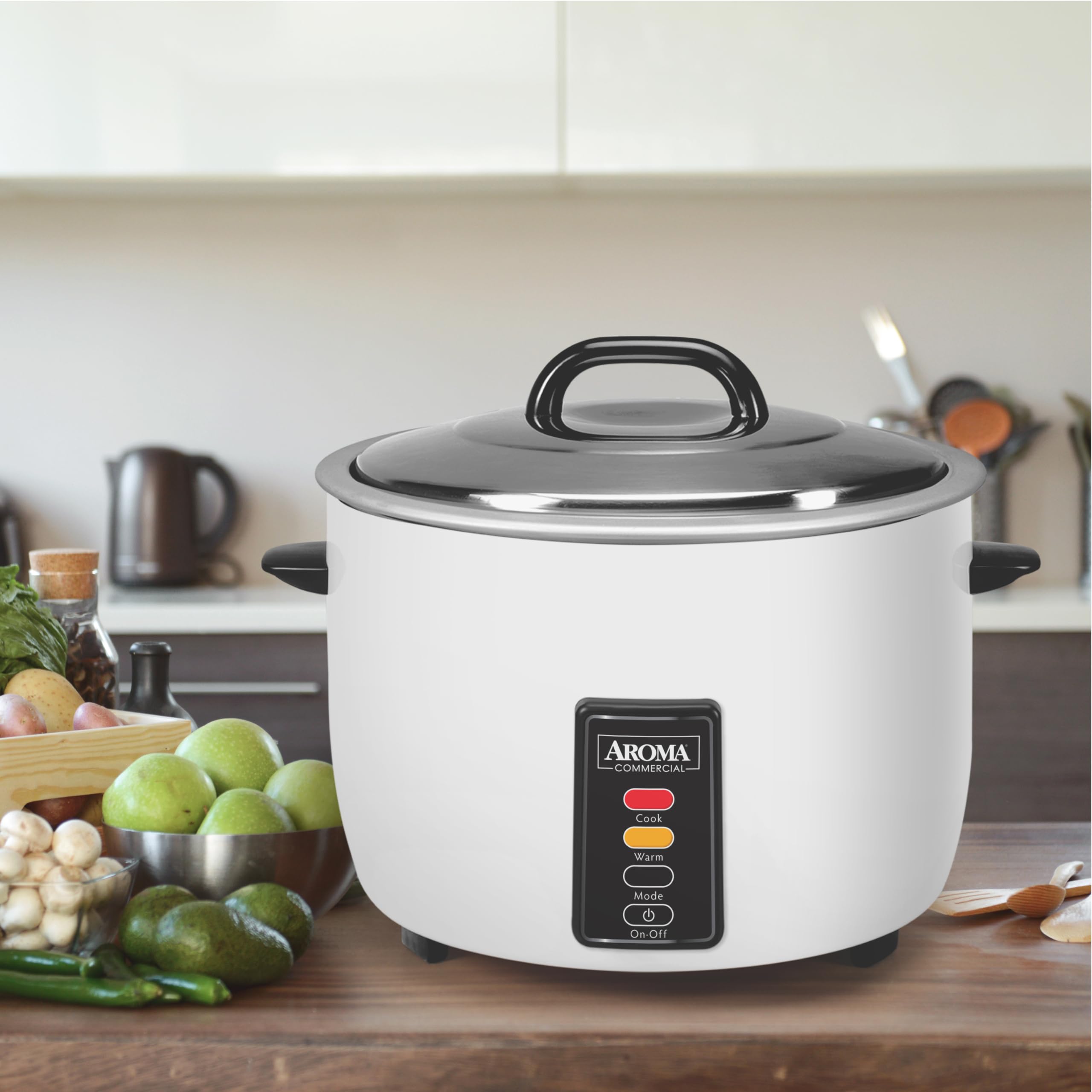 Aroma Housewares 60-Cup (Cooked) (30-Cup UNCOOKED) Commercial Rice Cooker (ARC-1033E)
