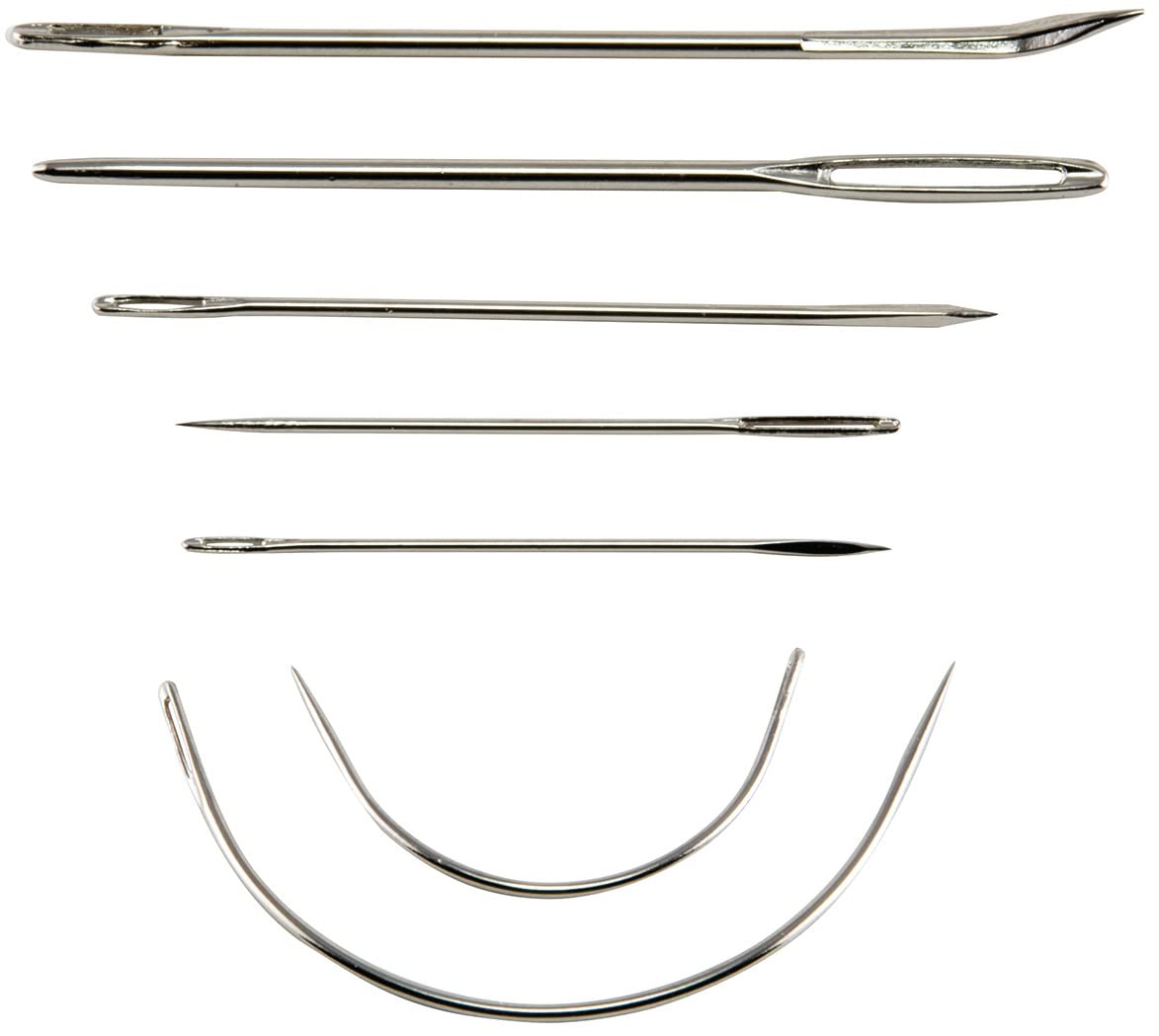 SINGER 01025 Heavy Duty Household Hand Needles, 1 Canvas, 1 Carpet, 1 Leather, 1 Sacks, 1 Sail, 2 Upholstery