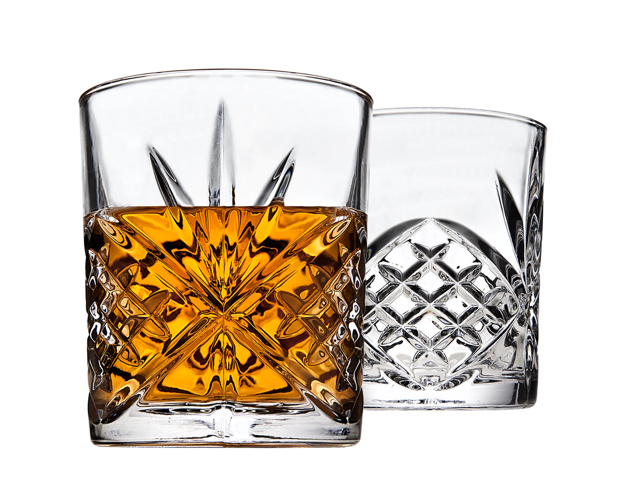 Godinger Dublin Set of 12 Double Old Fashioned Glasses