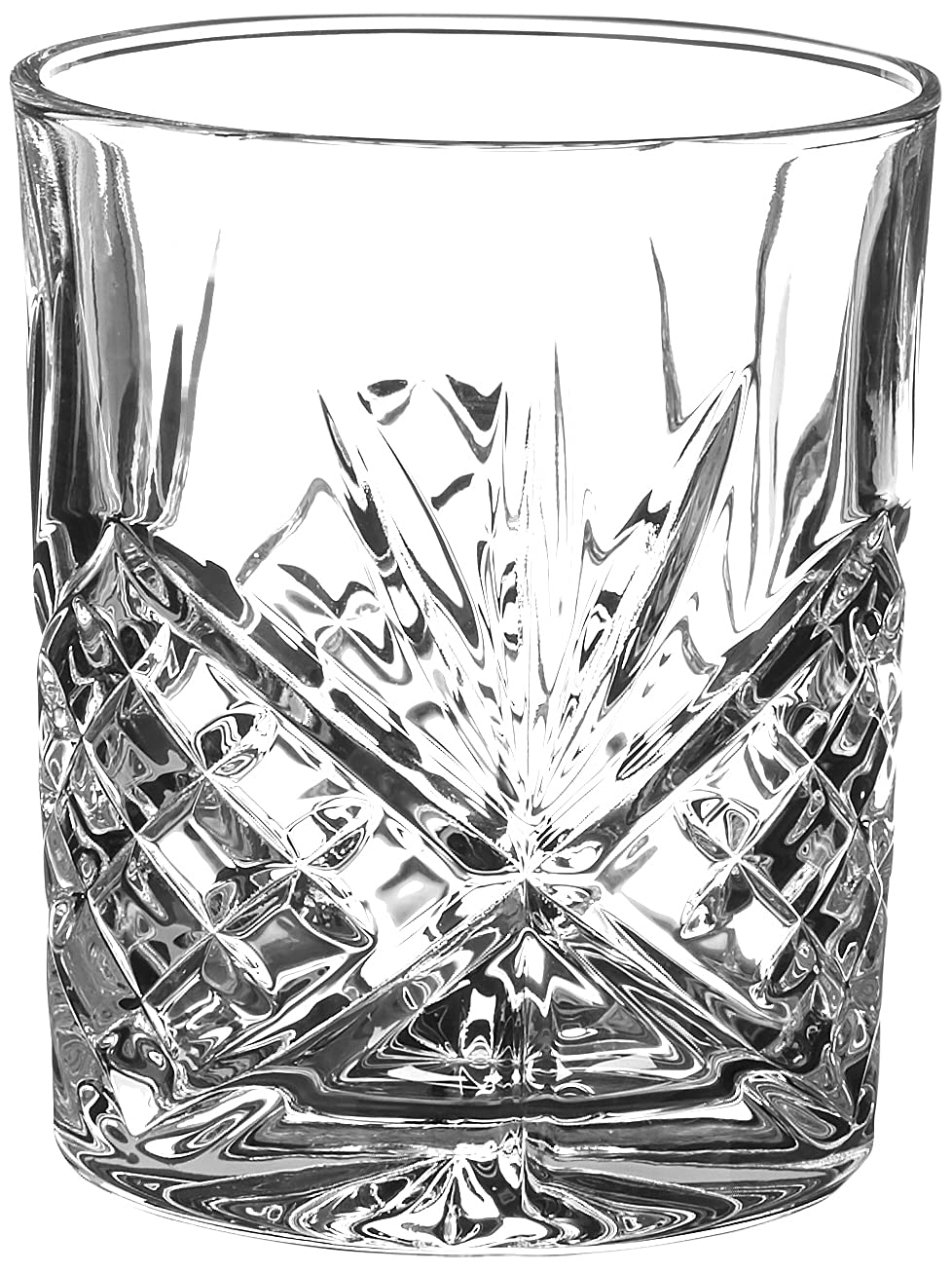 Godinger Dublin Set of 12 Double Old Fashioned Glasses