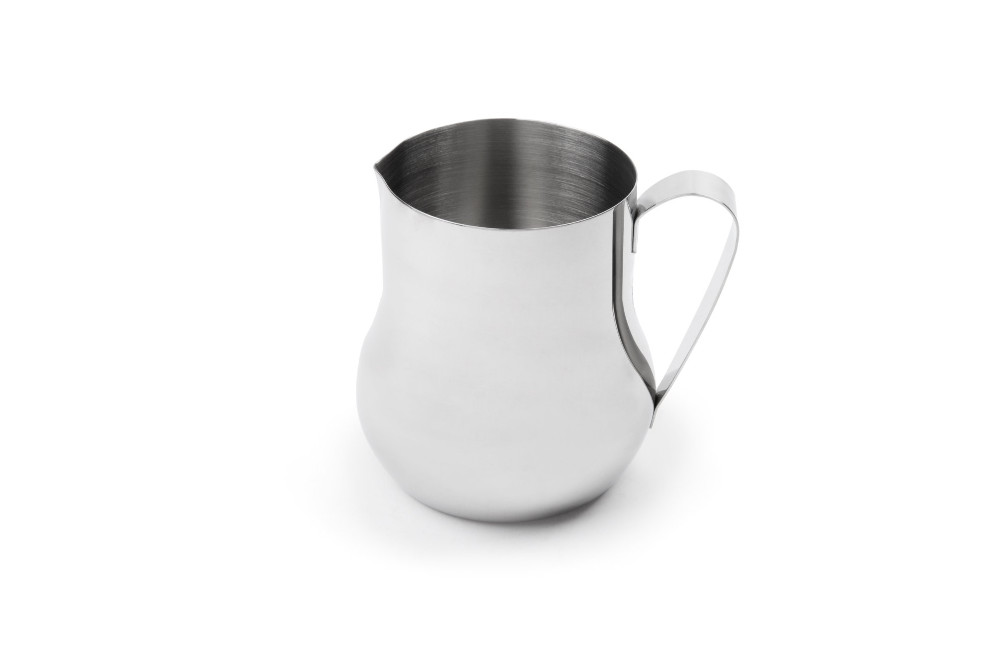 Fox Run Creamer/Frother Pitcher, 4.25 x 3 x 4.25 inches, Metallic