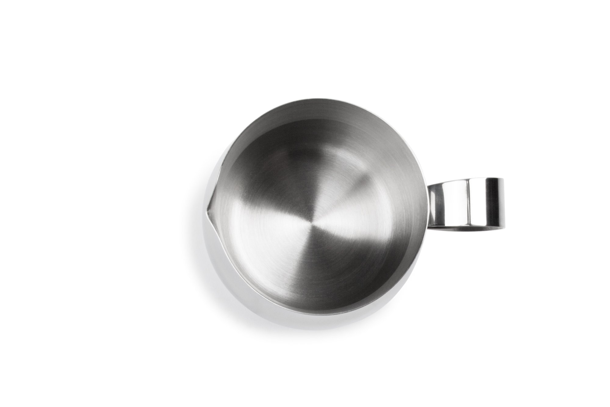 Fox Run Creamer/Frother Pitcher, 4.25 x 3 x 4.25 inches, Metallic